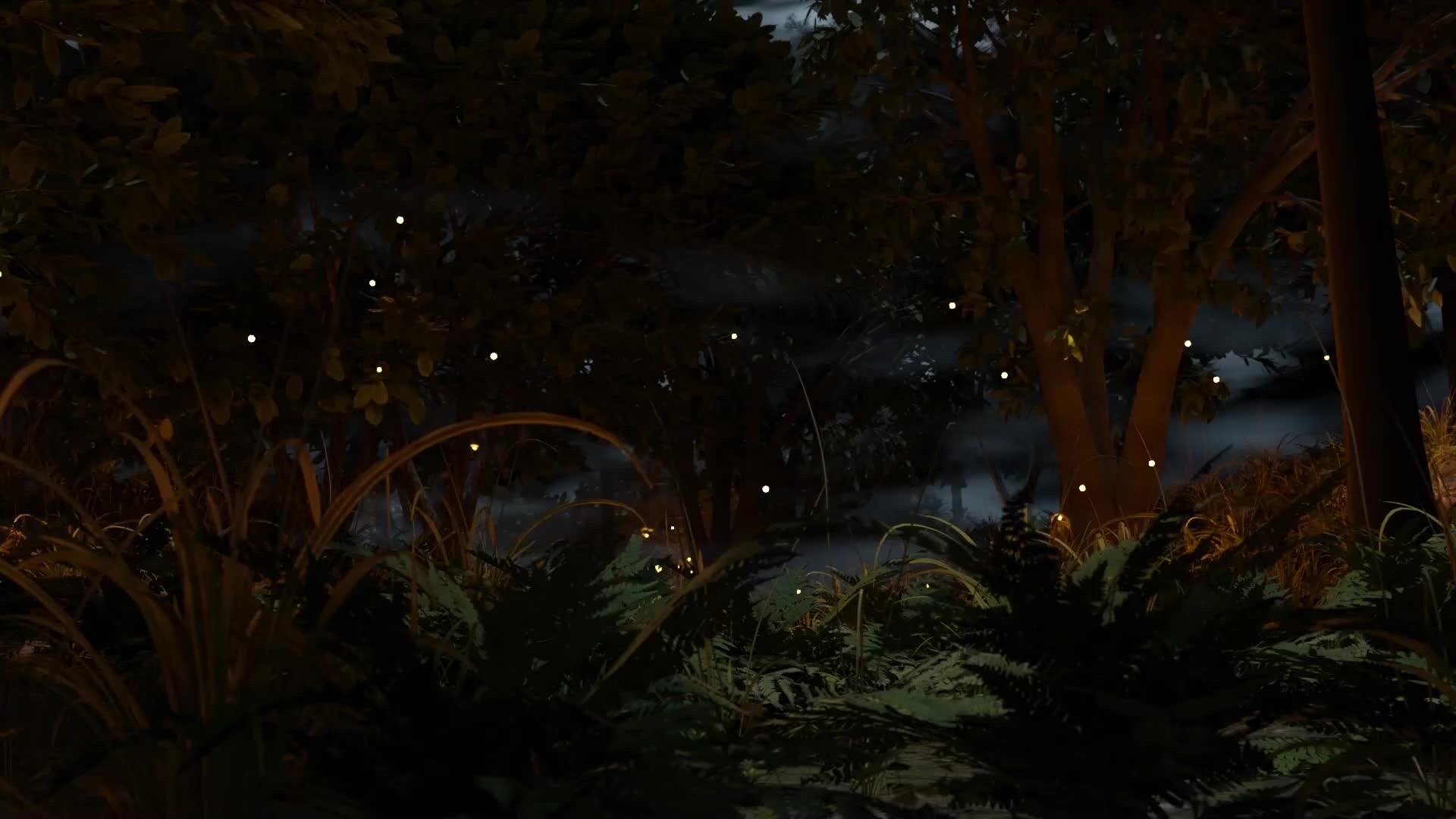 ArtStation - Night Forest 3d model