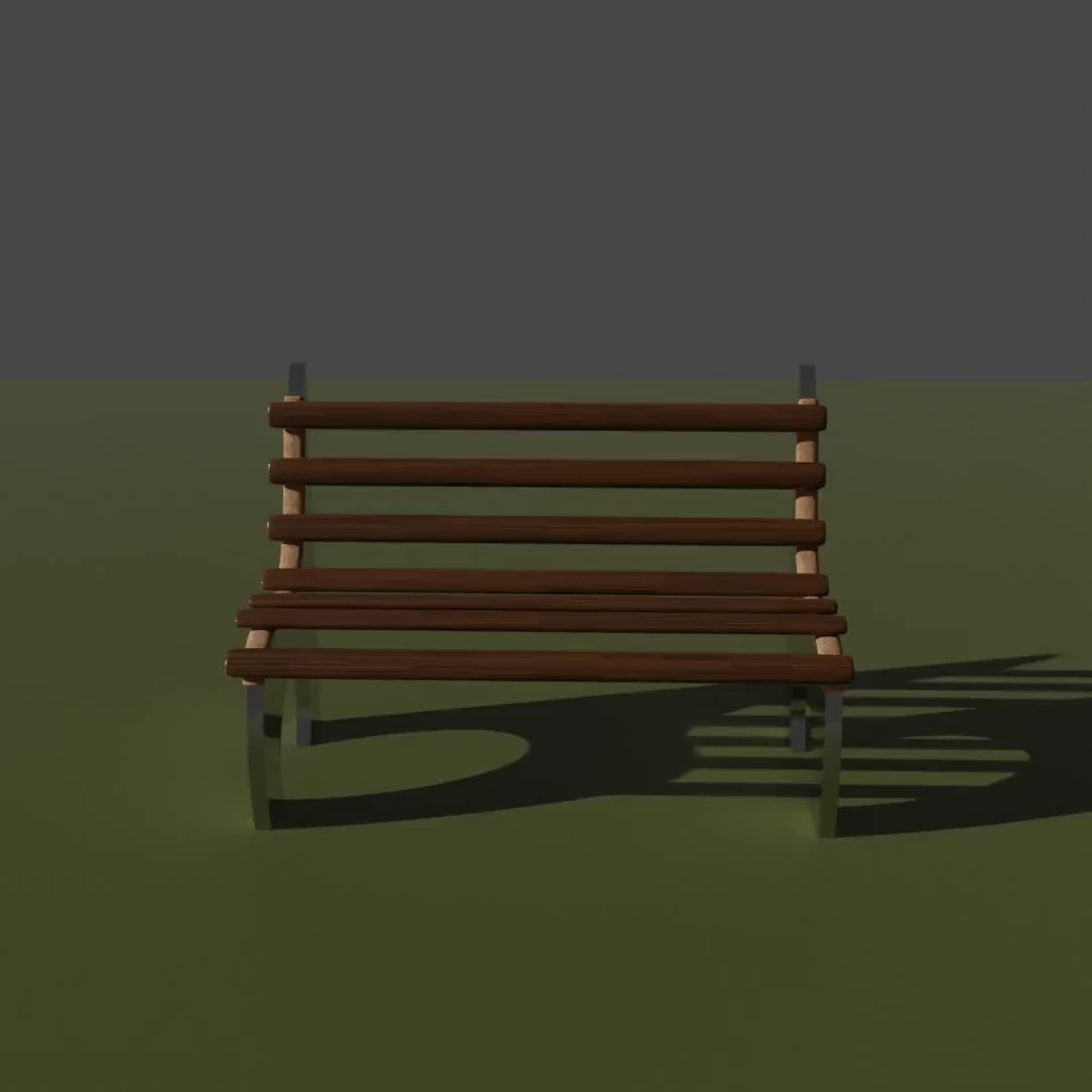 ArtStation - Bench 3D