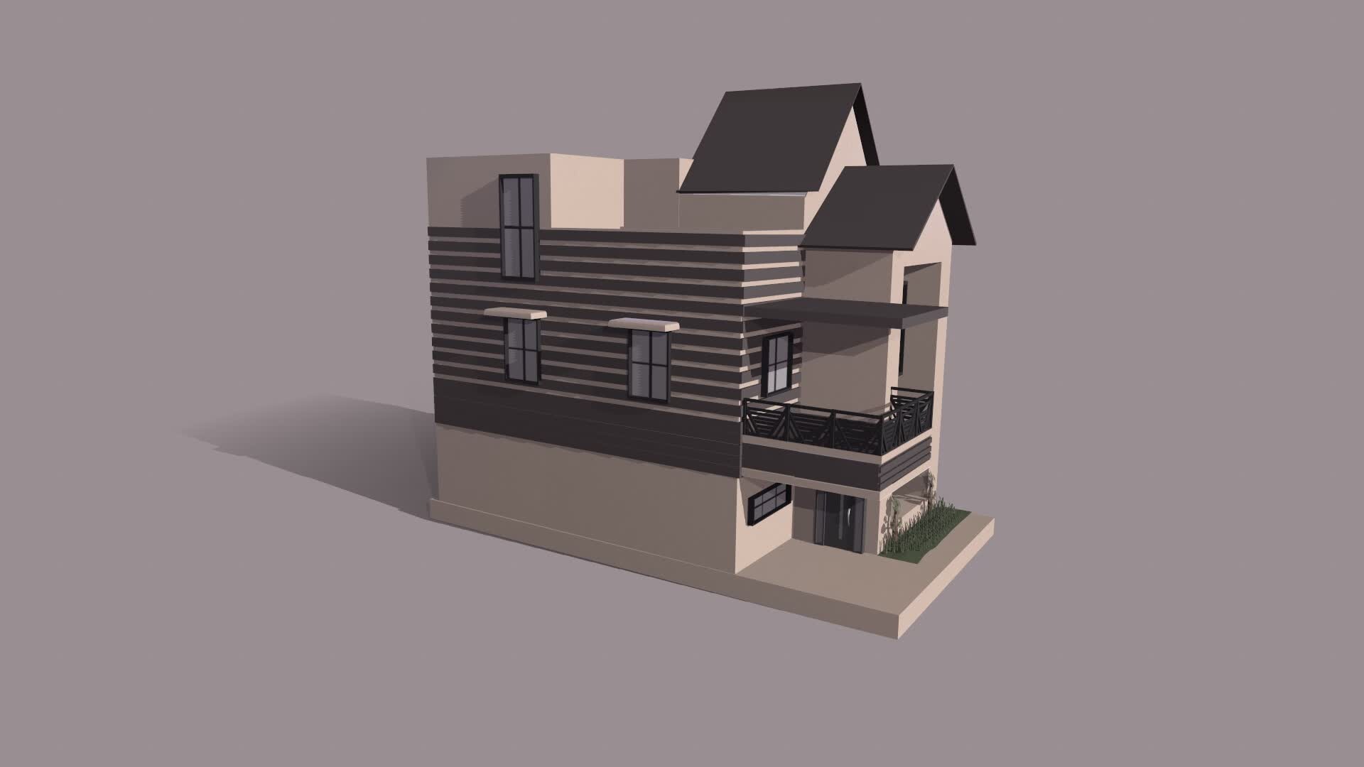 ArtStation - low poly House model