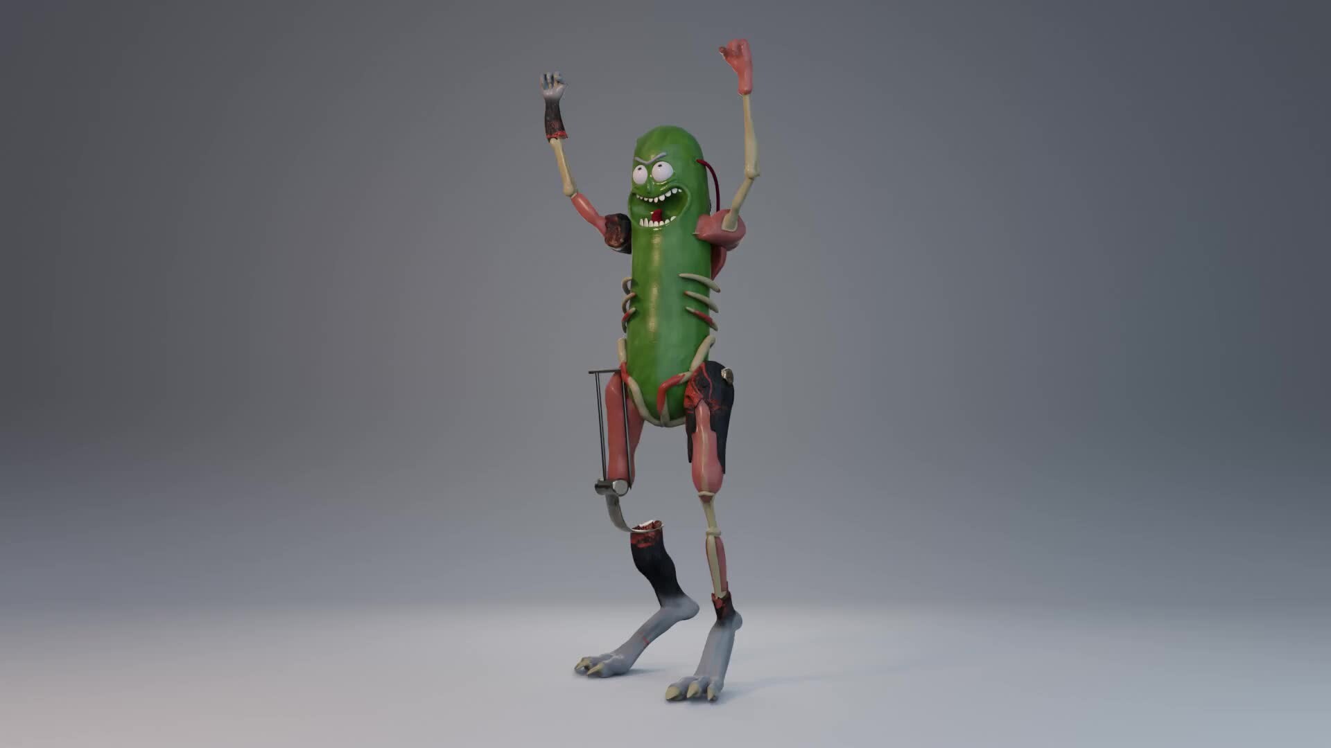 ArtStation - Pickle Rick!!