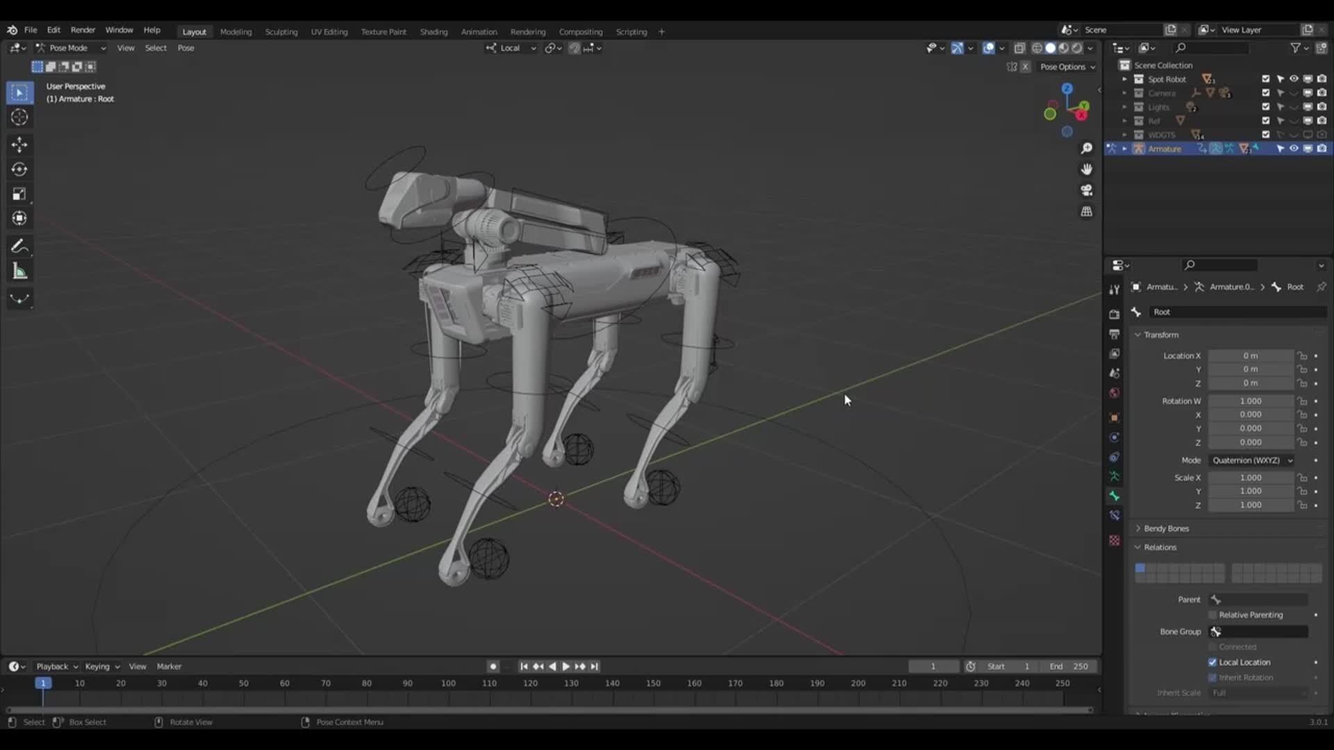 ArtStation - Robot Dog Rig Showcase - January 2022