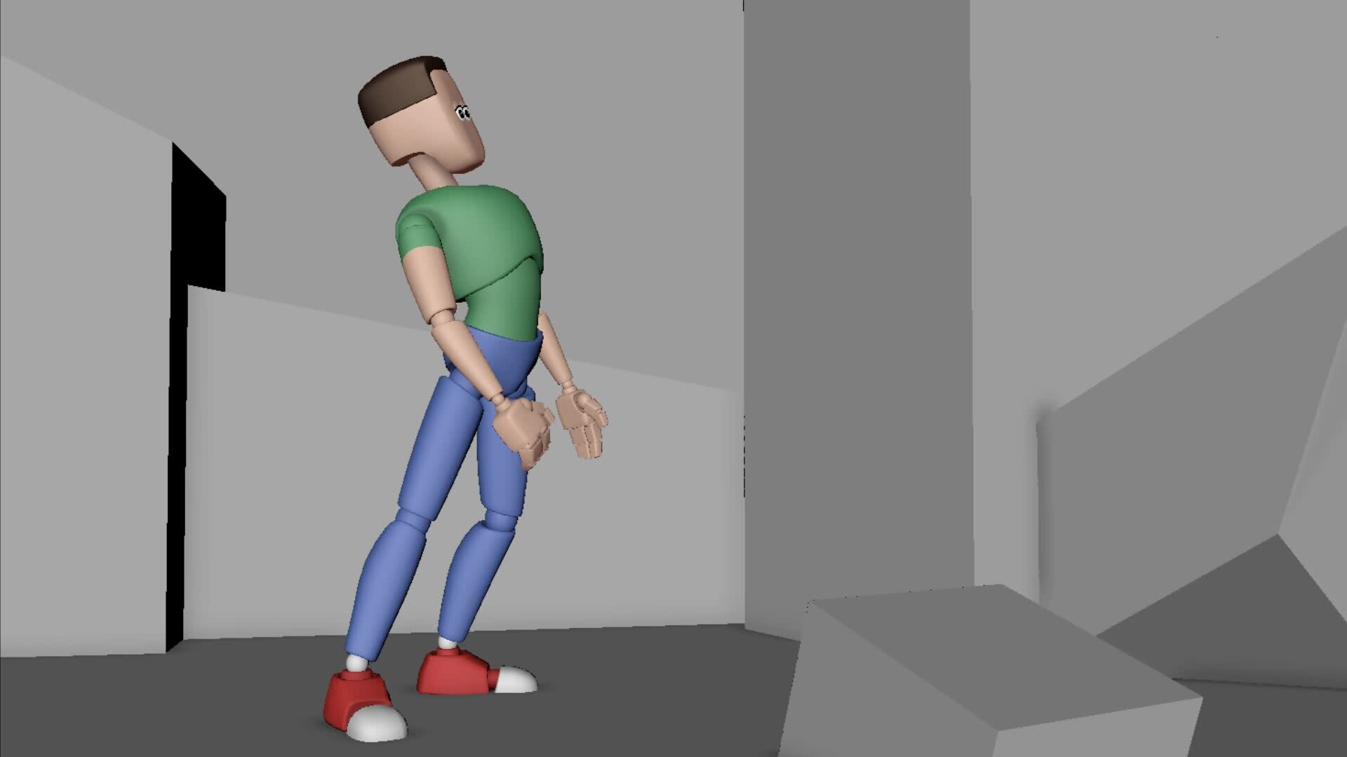 ArtStation - Push animation