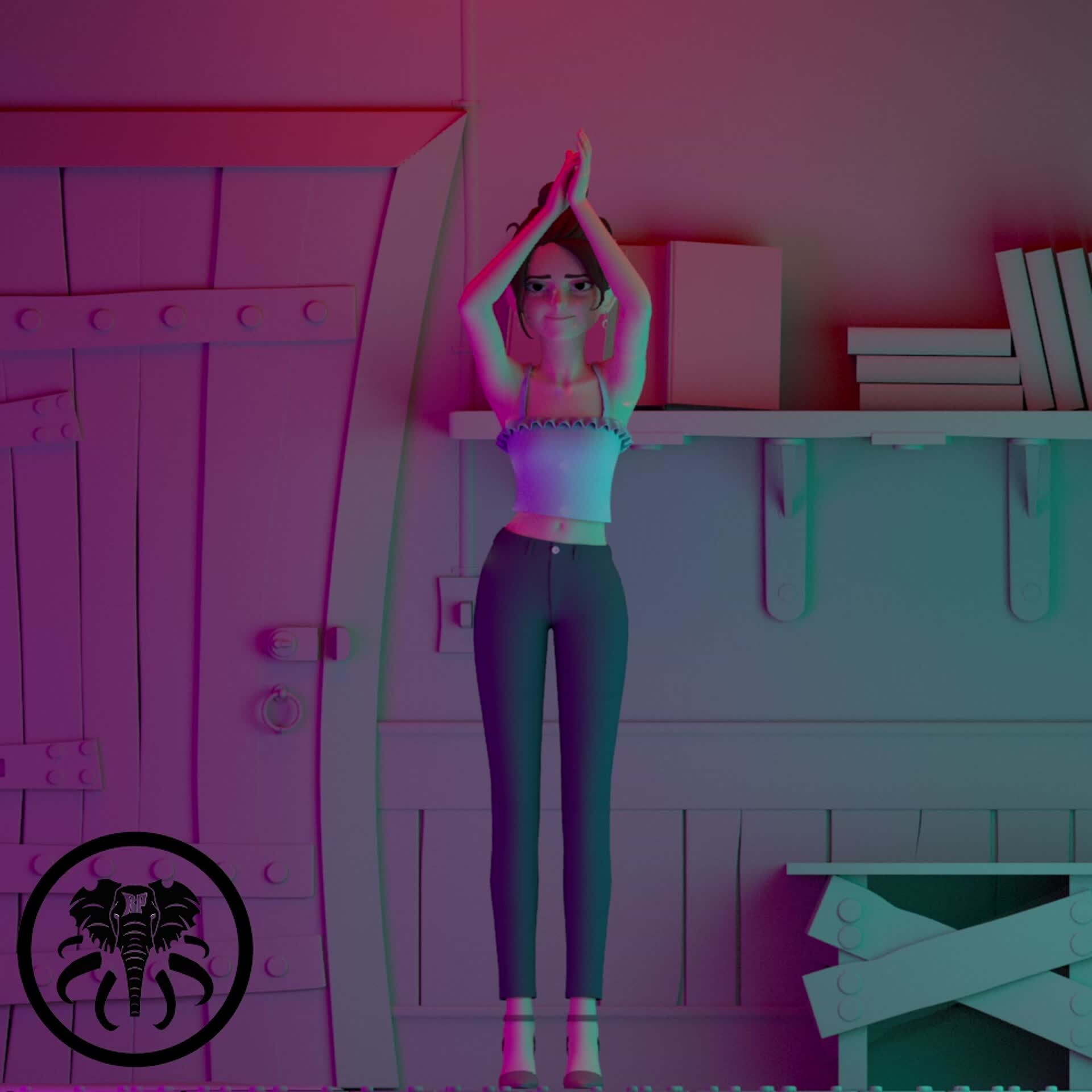 Artstation Dancing Girl Animation