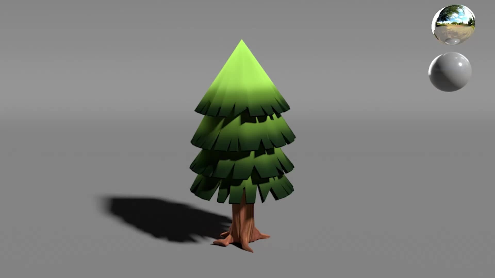 ArtStation - Stylized Pine Tree Asset