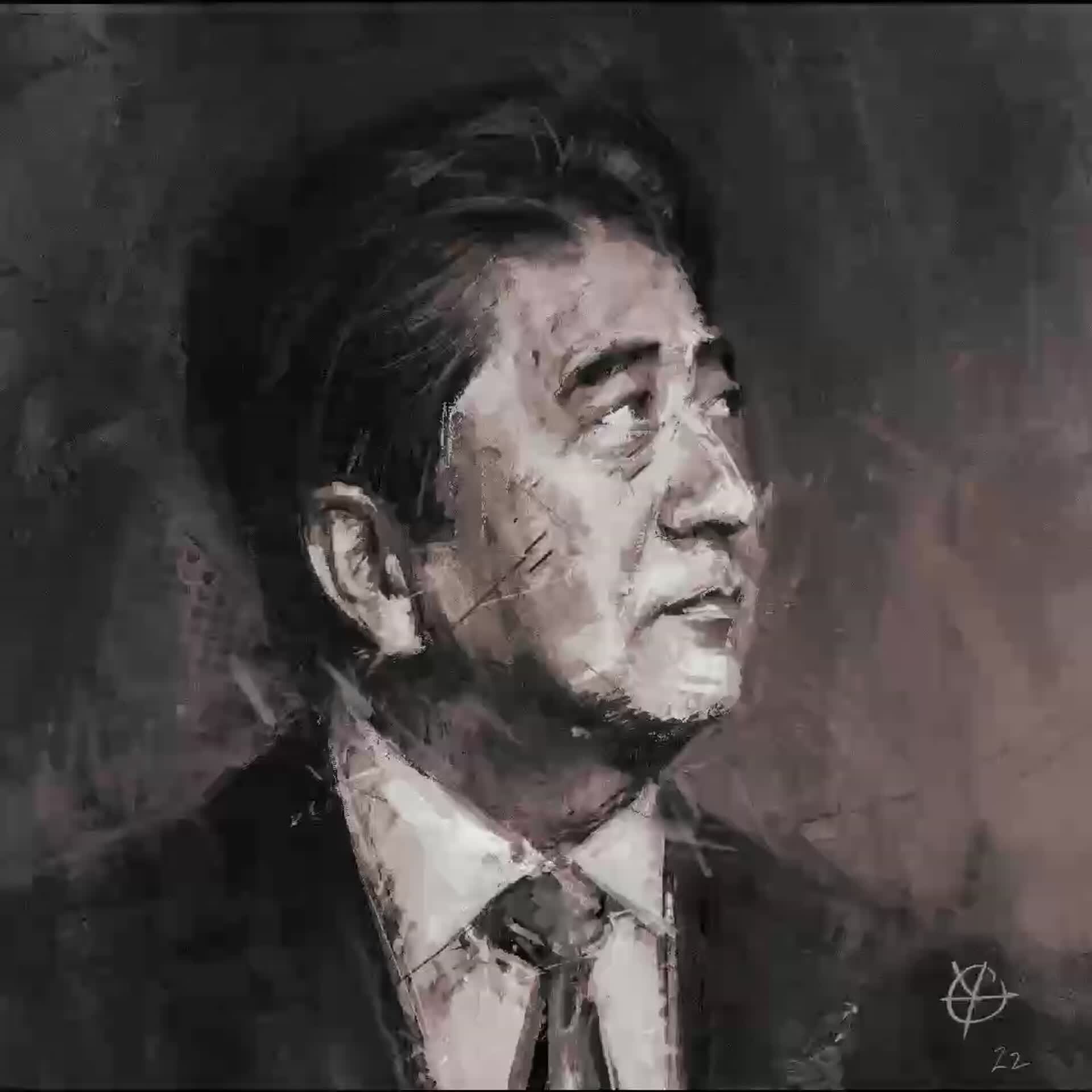 ArtStation - Shinzo Abe sketch
