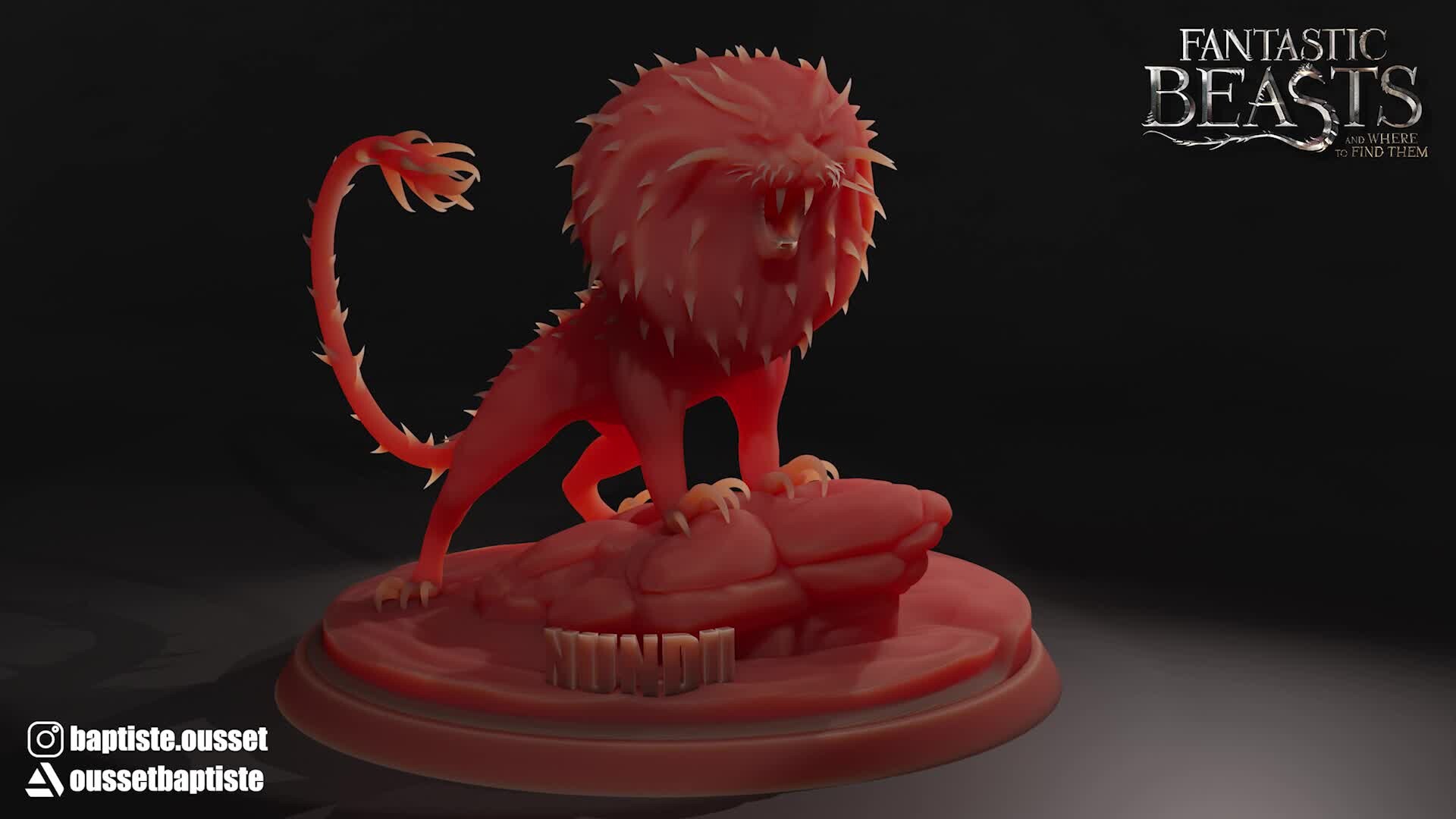 ArtStation - Nundu - Fantastics Beasts