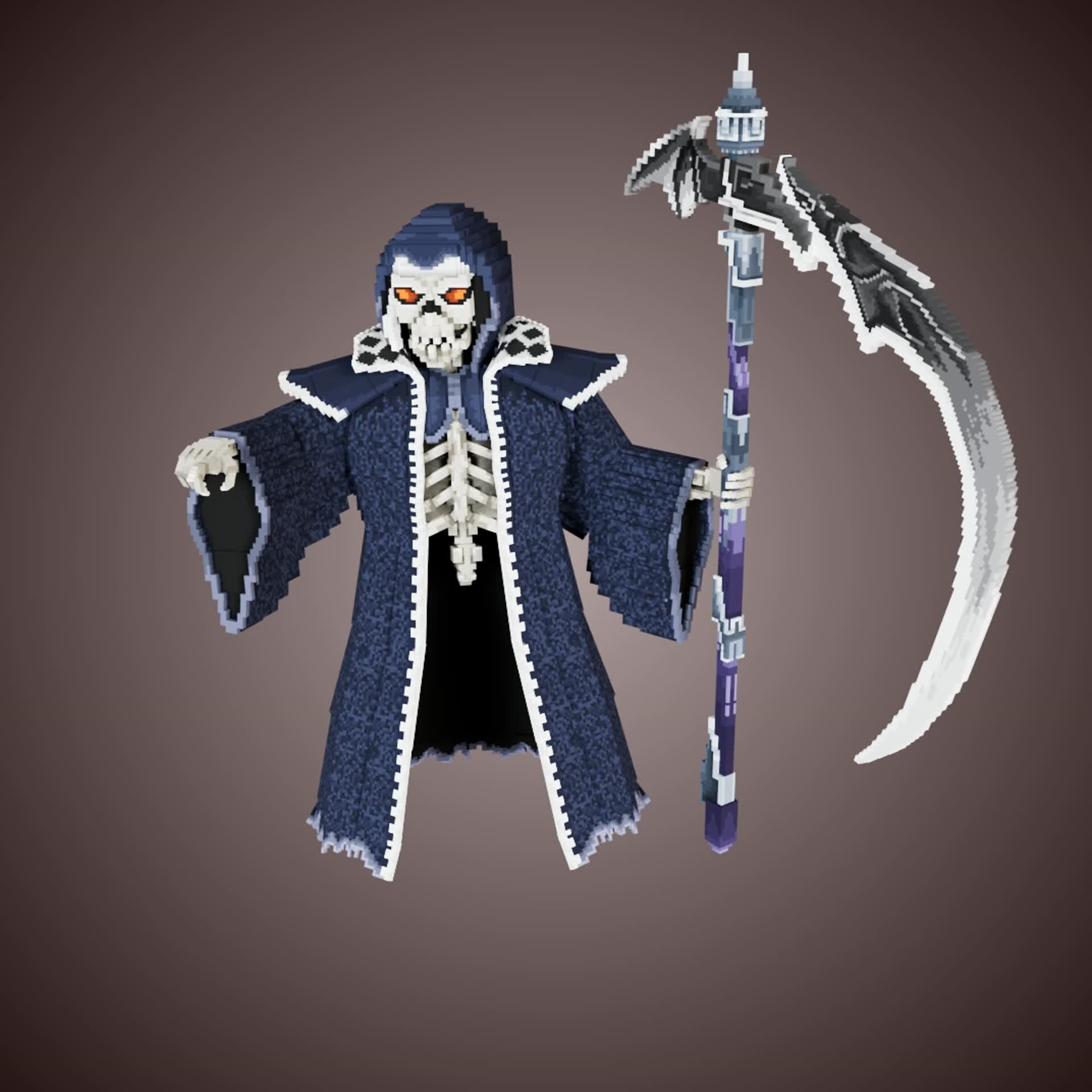 ArtStation - Death Skeleton Voxel