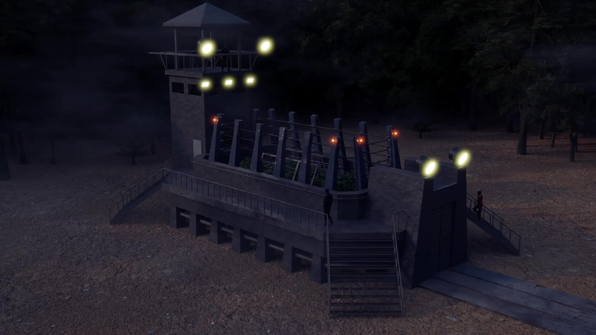 ArtStation - Jurrasic Park Raptor Pen Animation