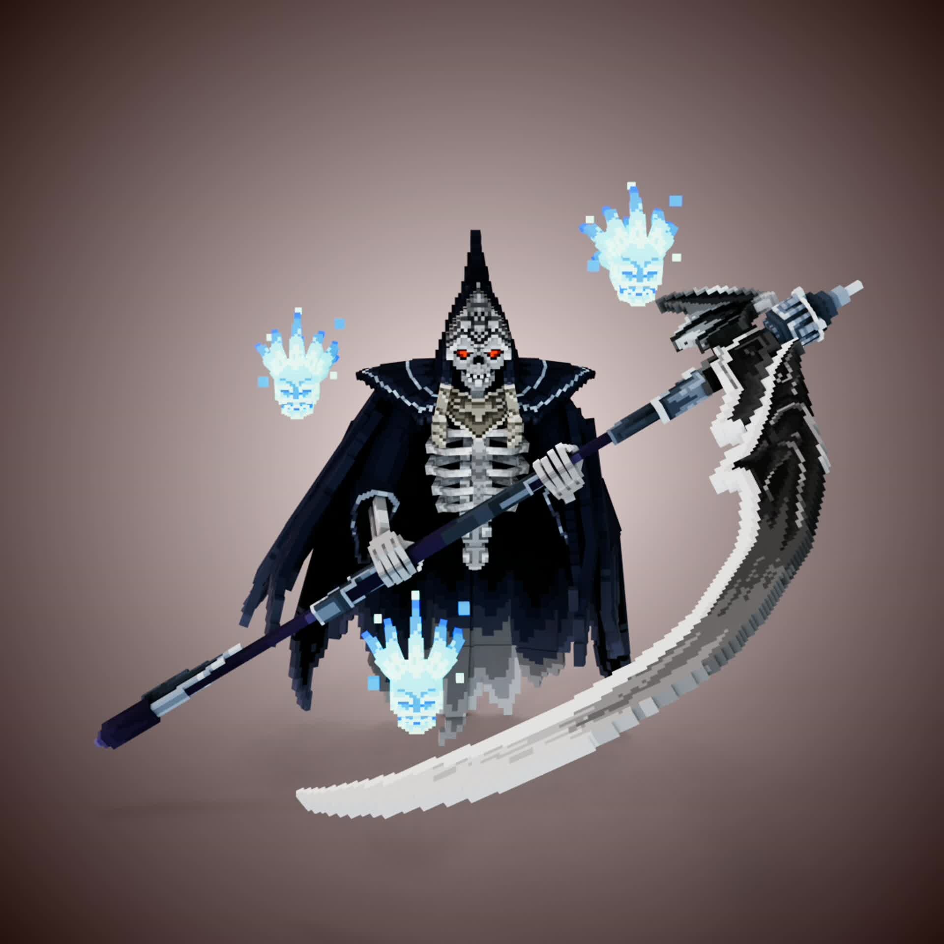 ArtStation - Death Skeleton v2.0 Voxel