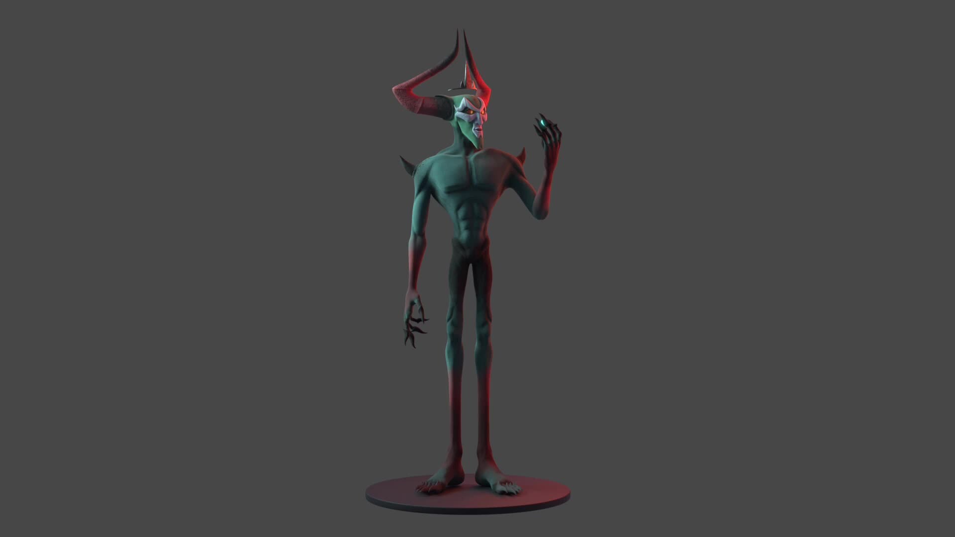 ArtStation - The Devil 3D model