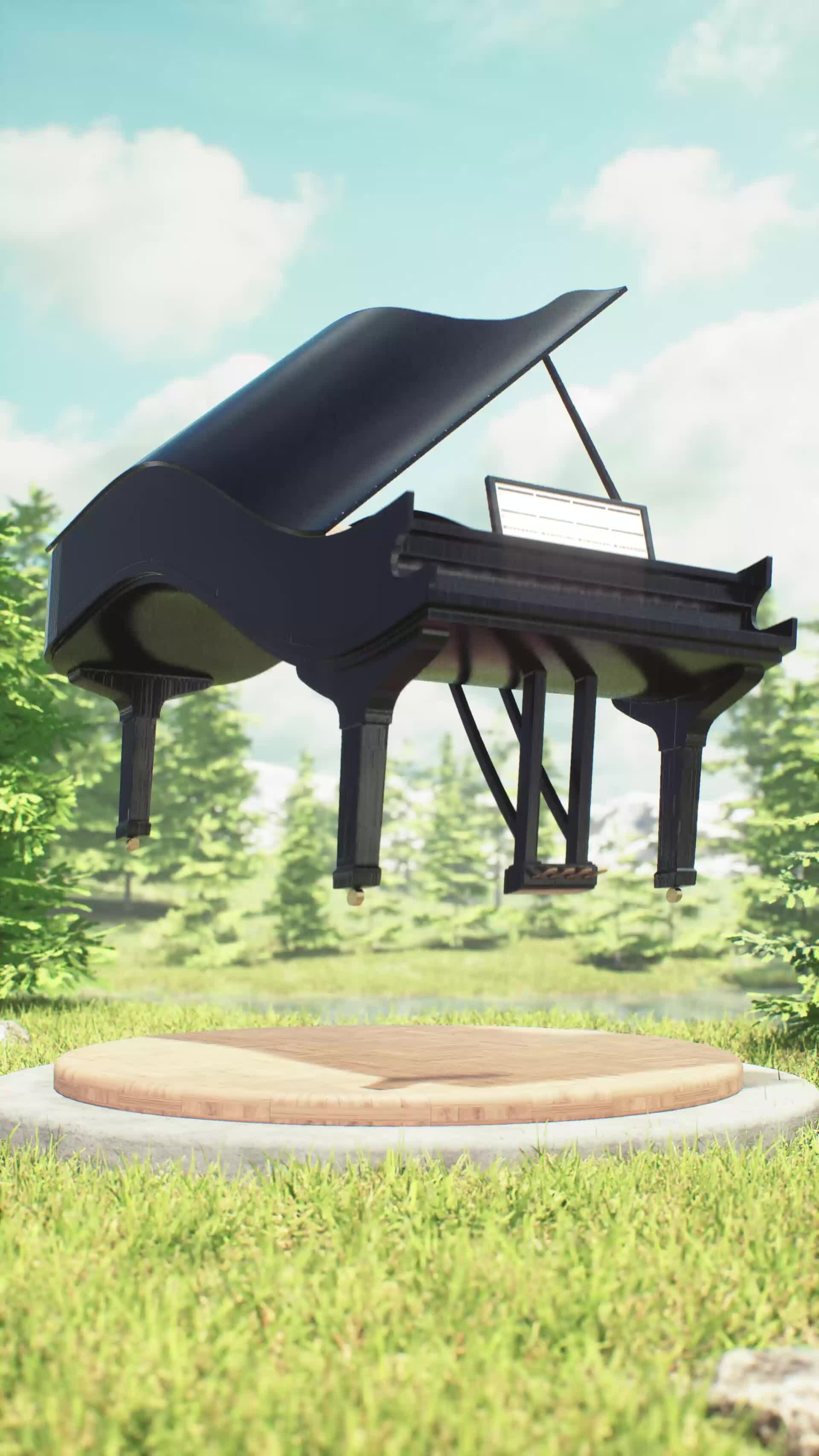 ArtStation - Piano Wave