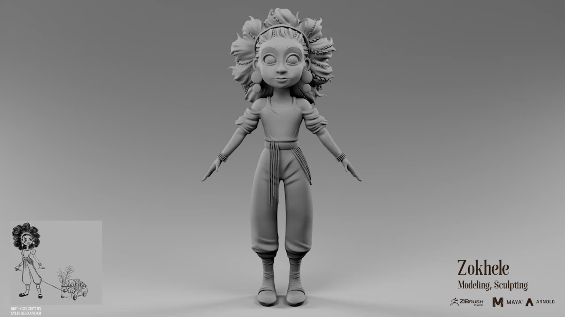 ArtStation - Zokhele - AviJozi 2022 Competition