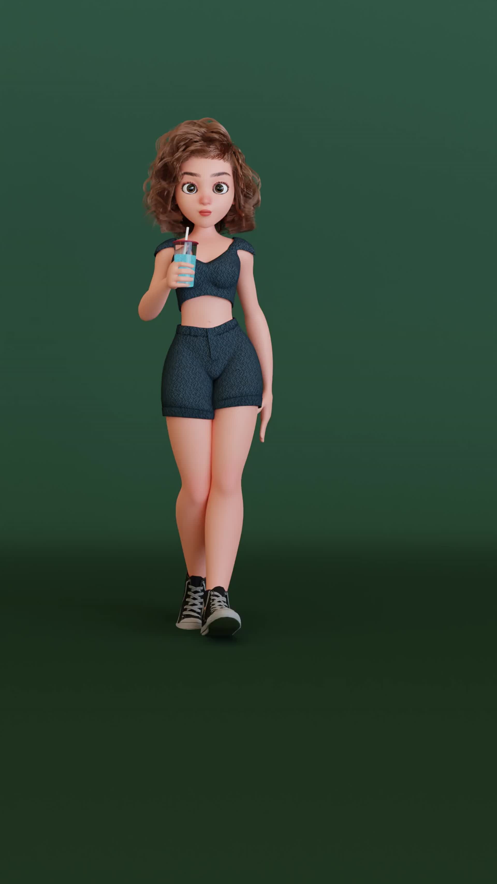 ArtStation - 3D Walk Cycle Animation