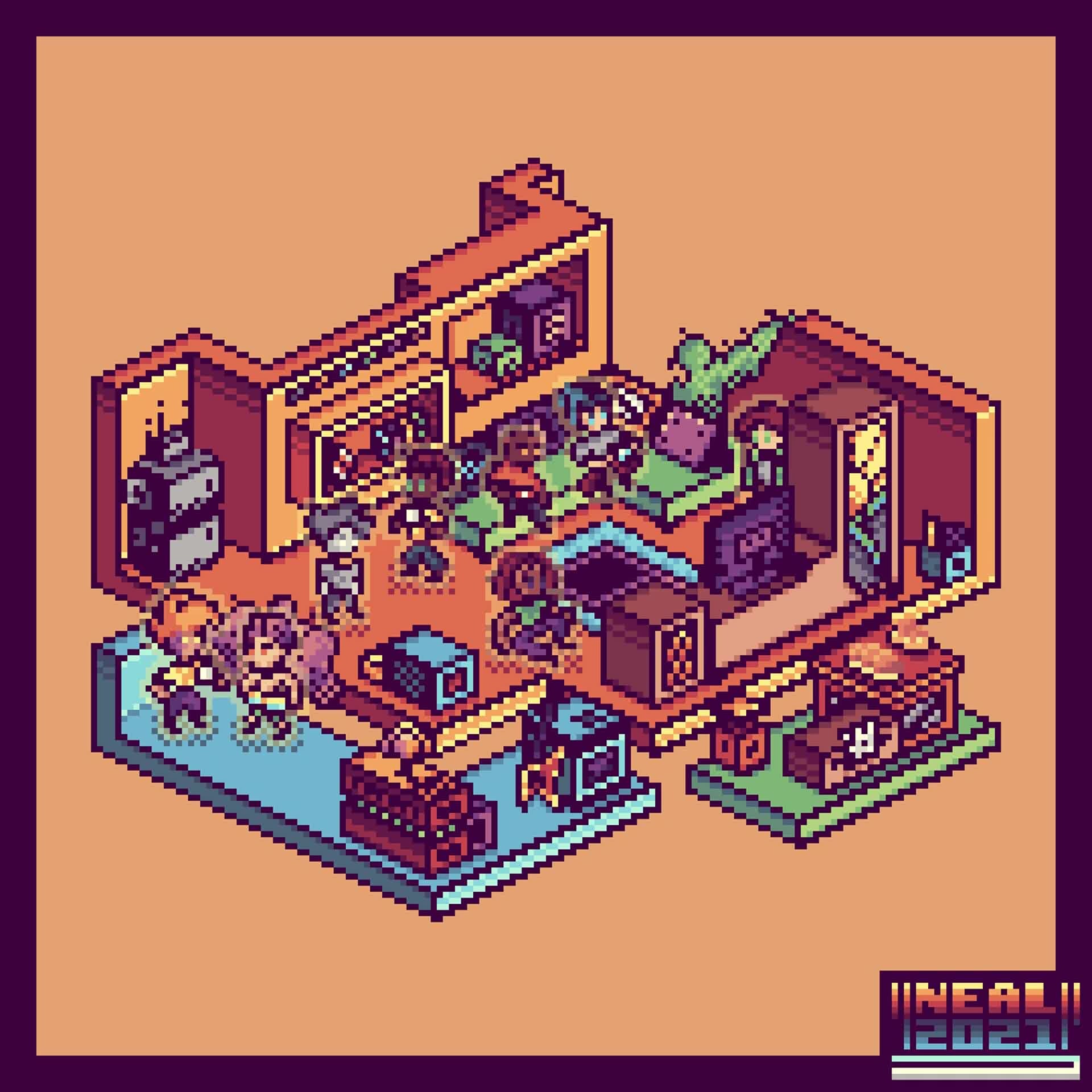 ArtStation - Upgraded Lounge // Pixel Animation