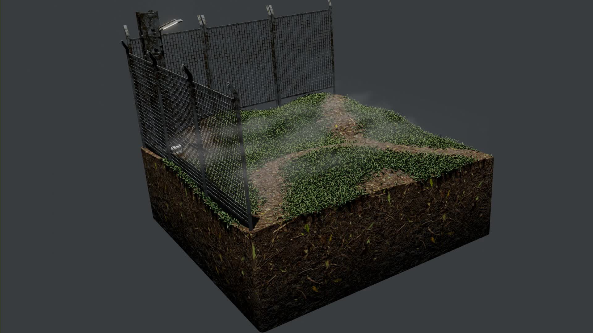 ArtStation - Miniature Ground with Fog