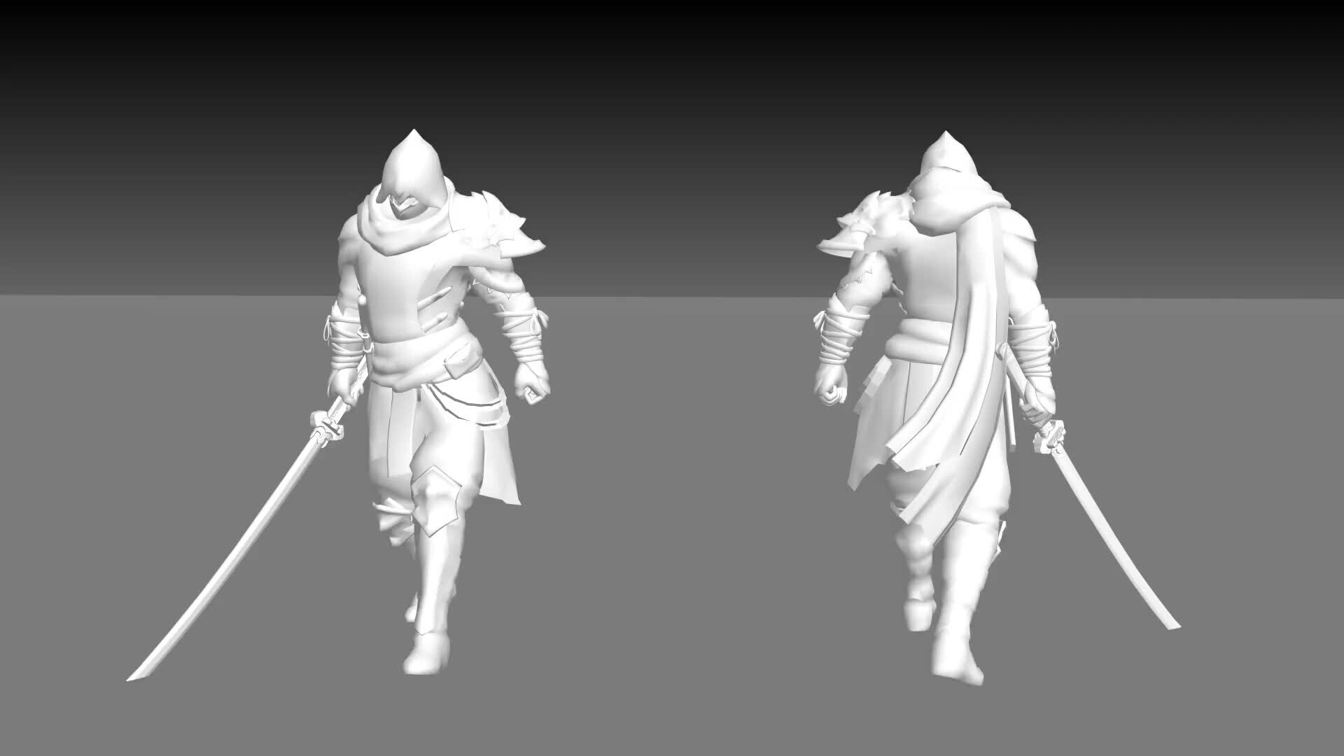 ArtStation - WalkCycle_Sword