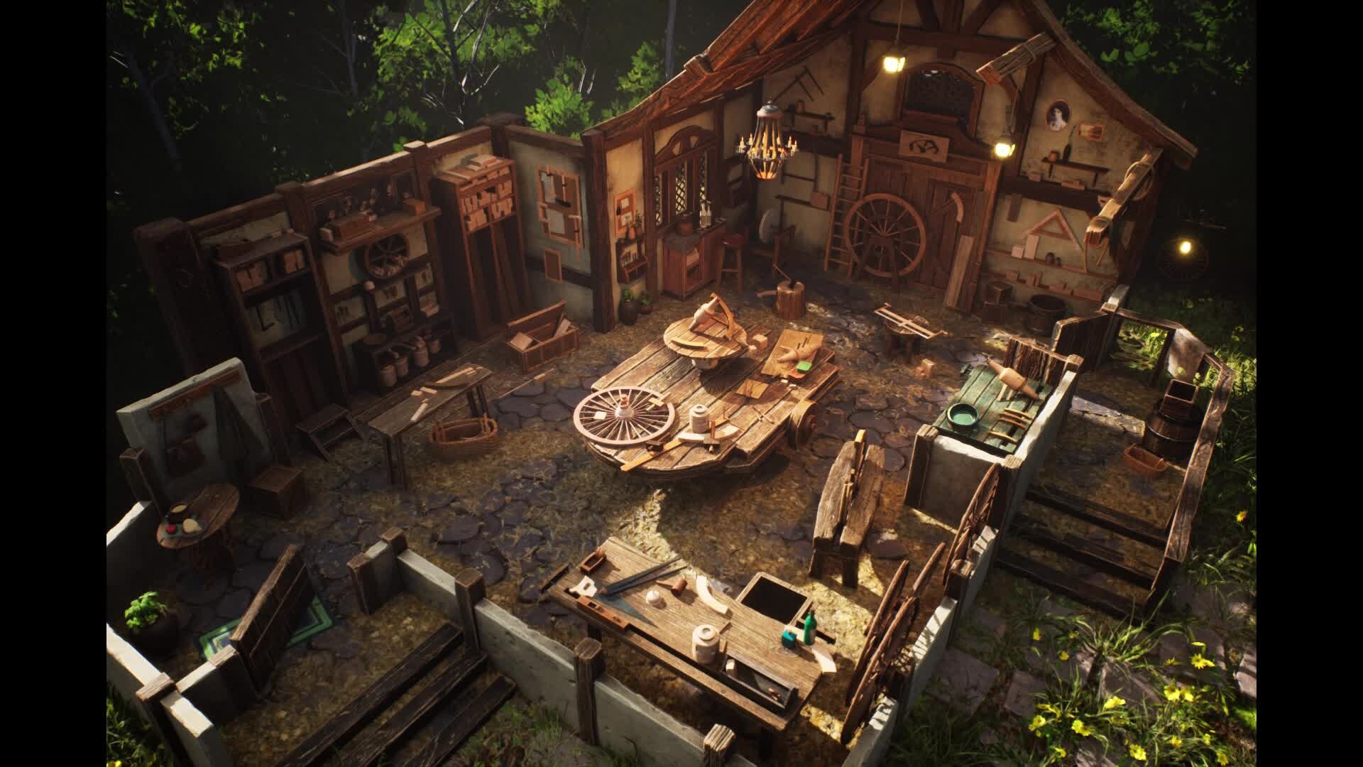 ArtStation - The Wheelwright's Workshop