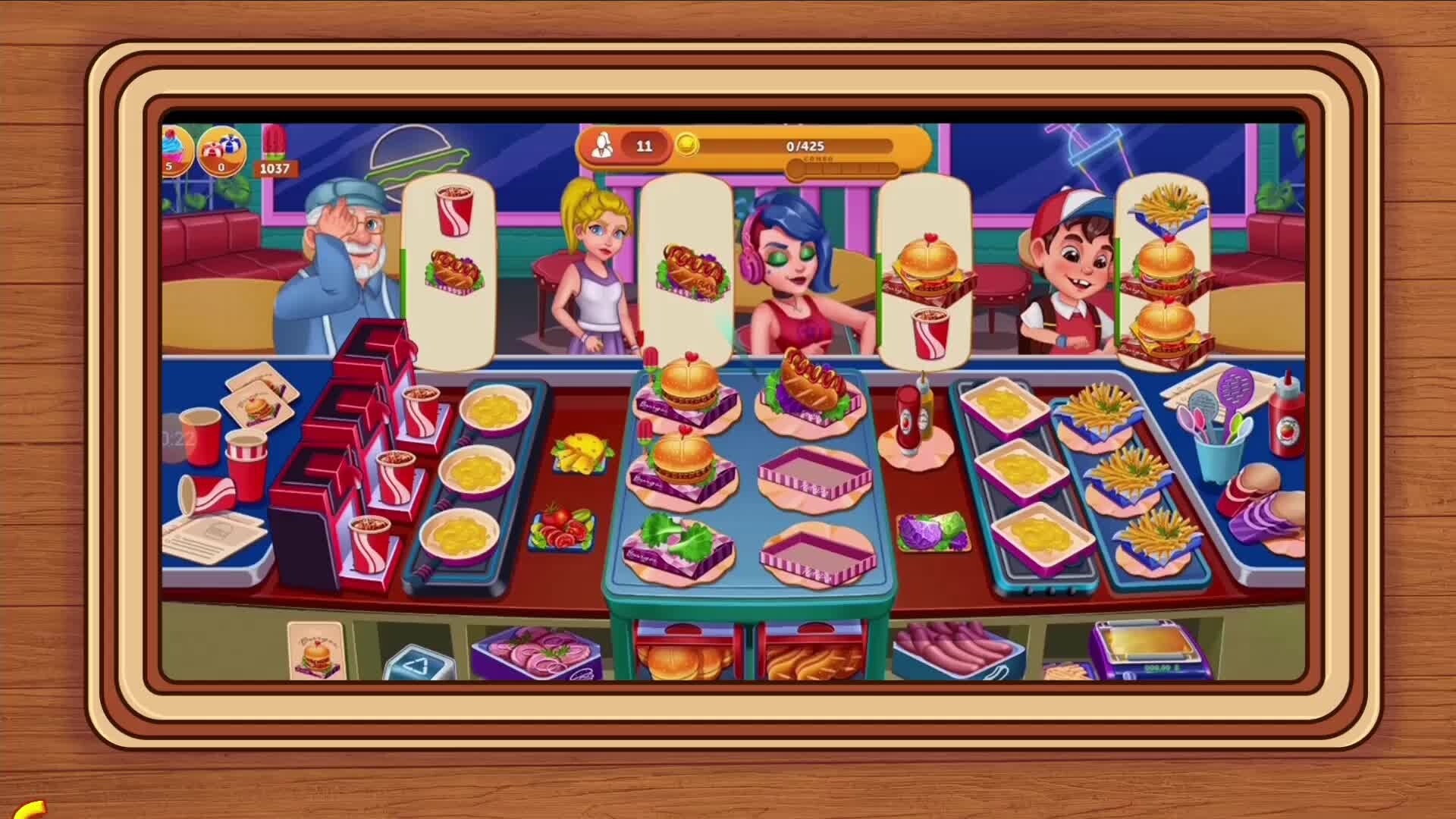 ArtStation - Promotional Animated Ad for Cooking Max Mobile Game