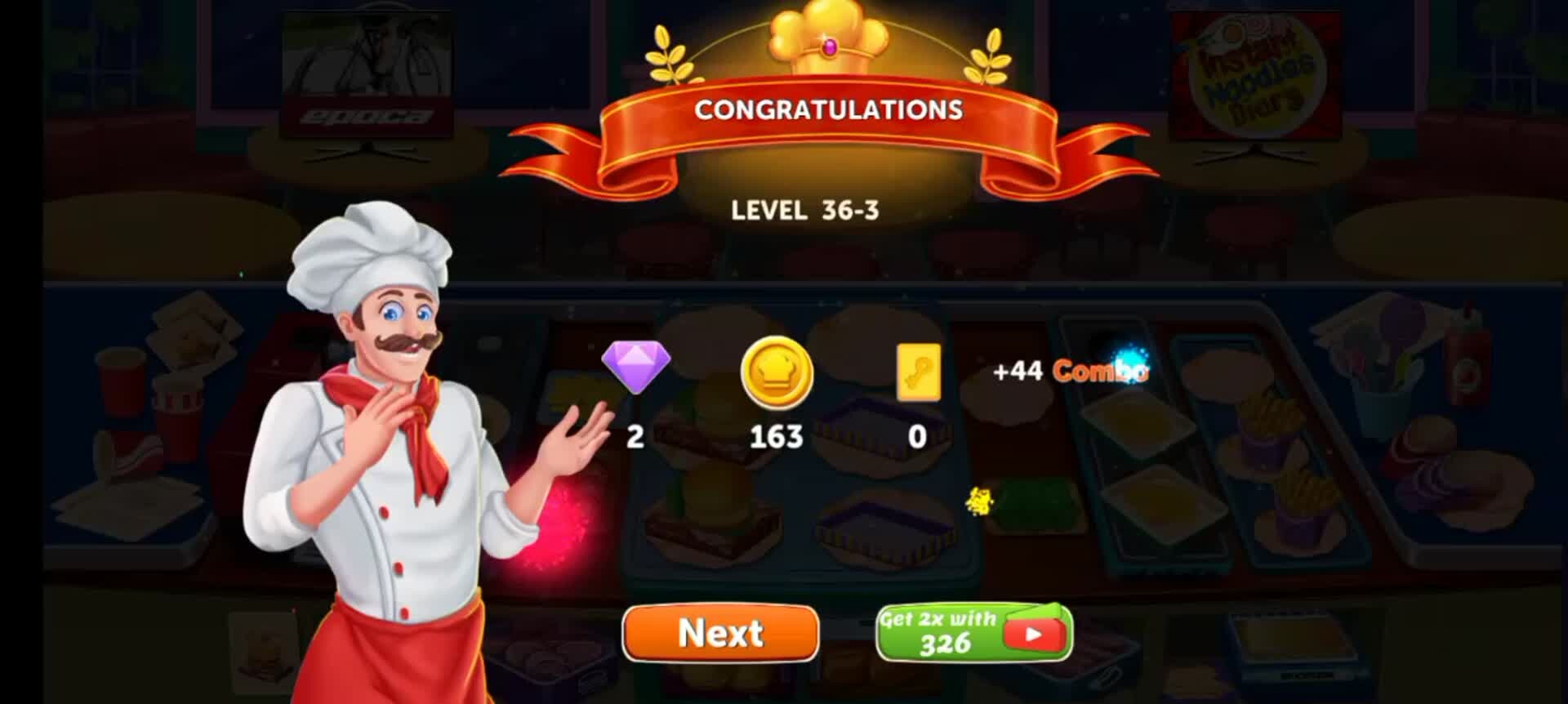 ArtStation - Mr. Max the Cheef and UI Animation for Level Complete ...