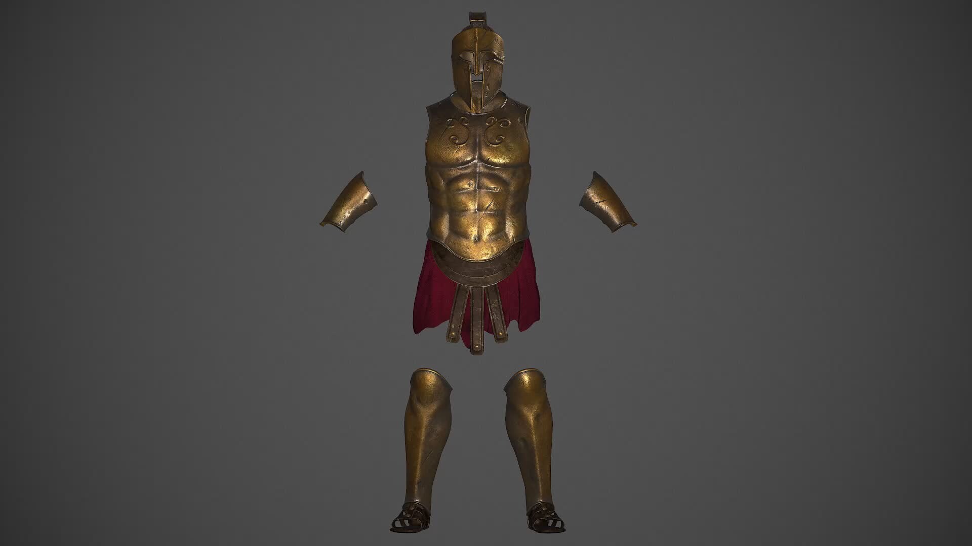ArtStation - Bronze armor. Hoplite armor.