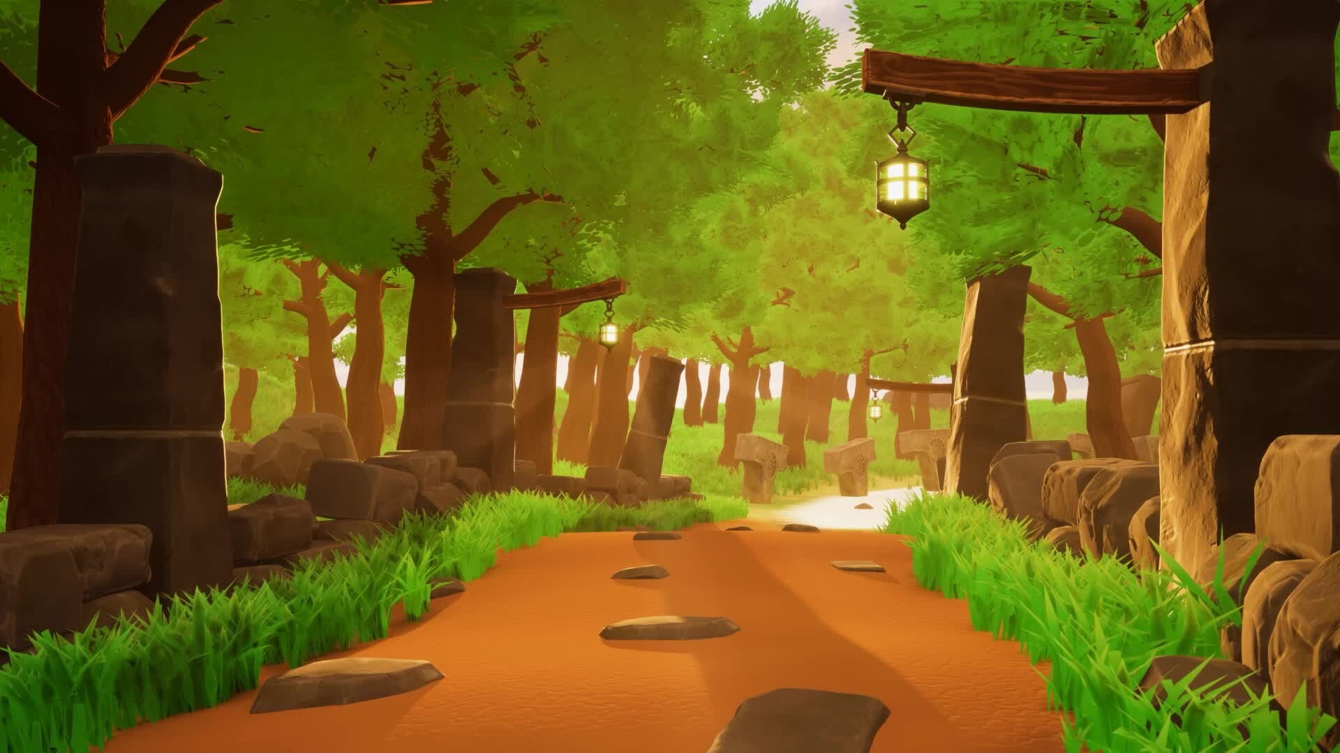 ArtStation - Stylized Portal Ruins