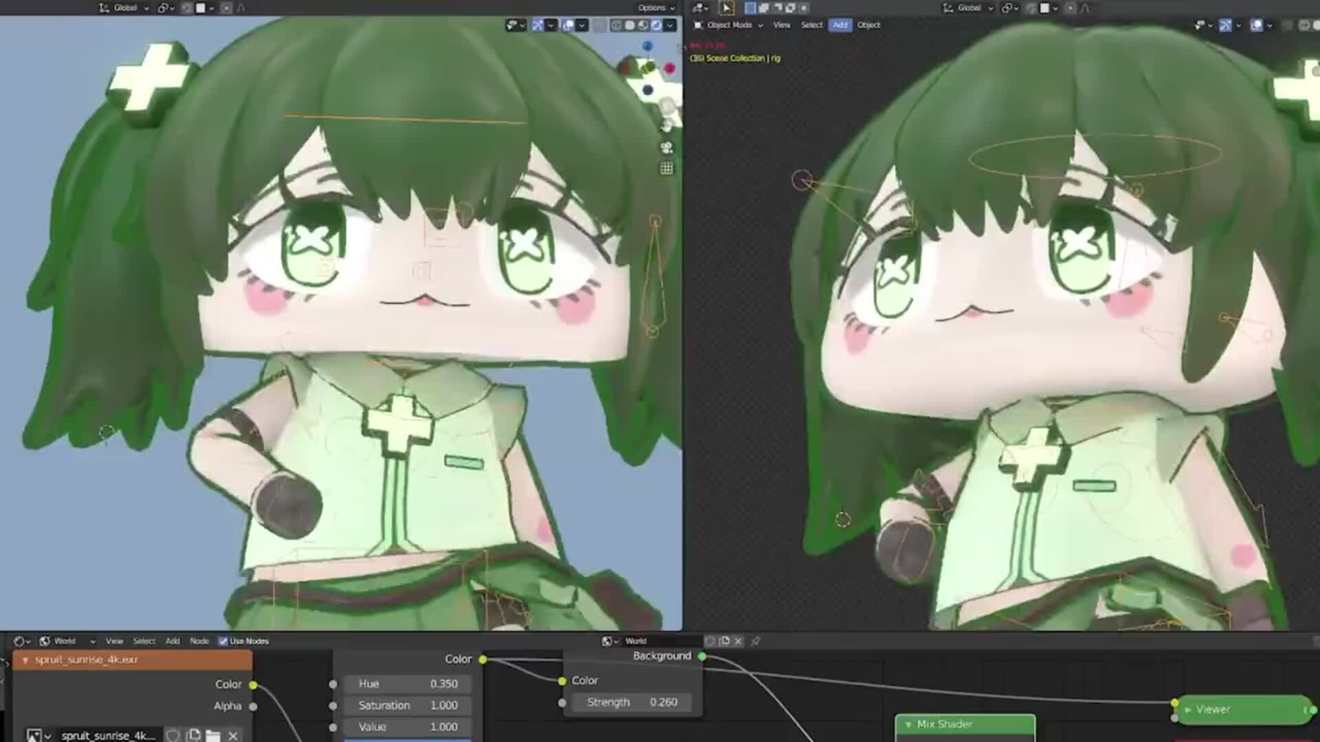 ArtStation - Vtuber Mohara Mozuku 3D