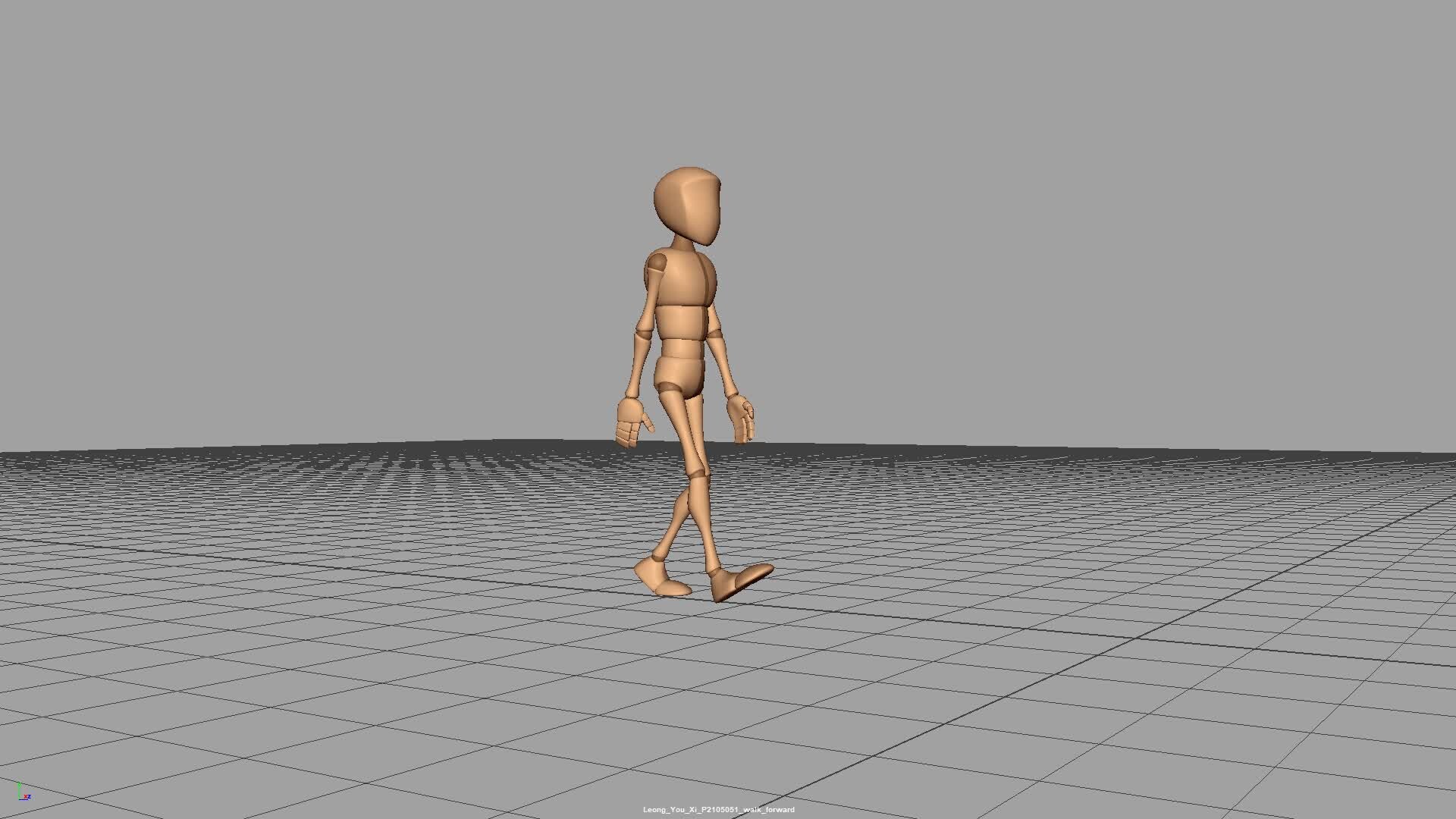 ArtStation - 3d forward walk animation