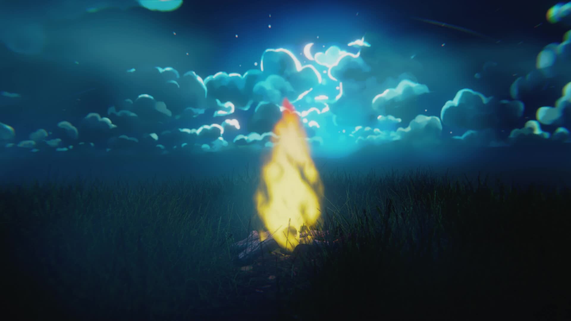 ArtStation - Wood fire