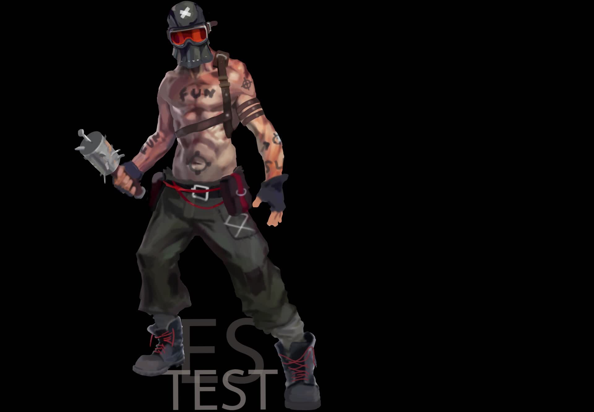 ArtStation - Сharacter attack. Spine 2D animation