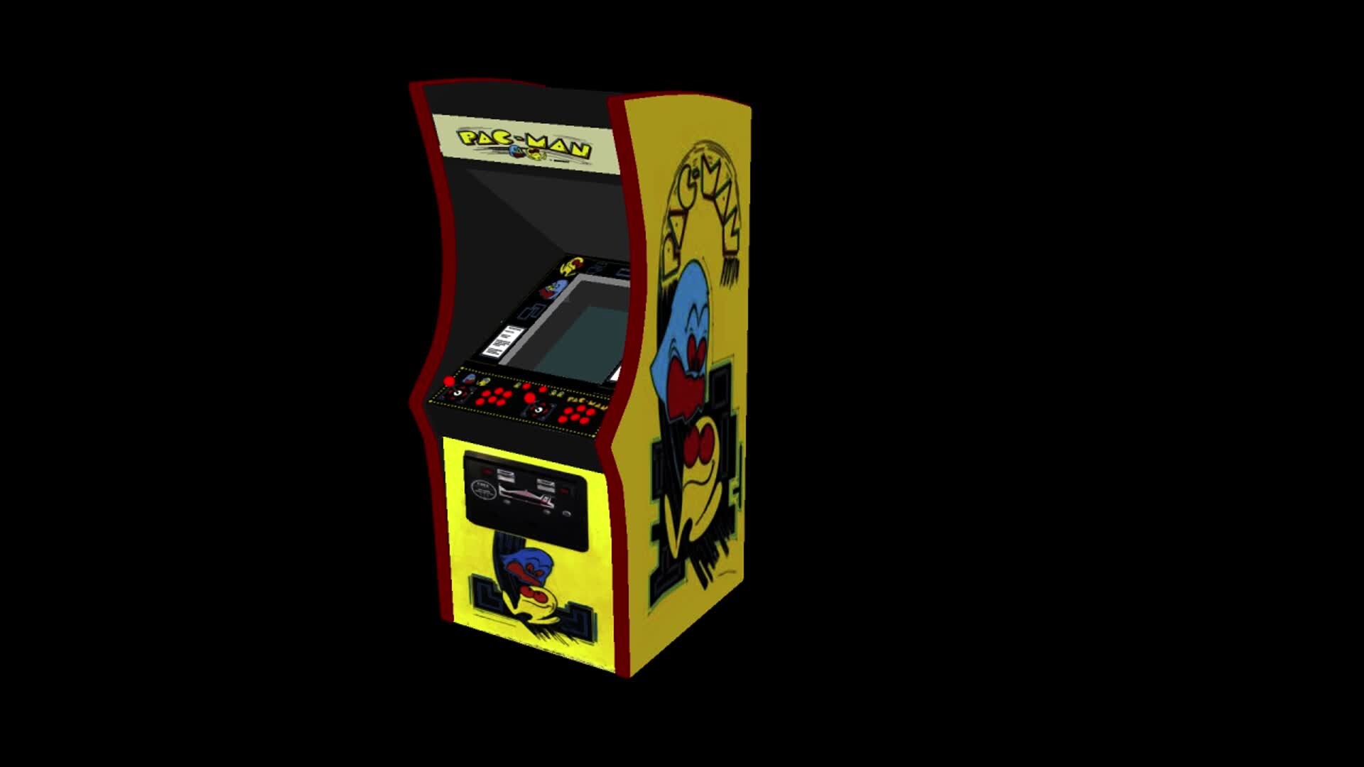 ArtStation - Pac-Man Arcade 3D
