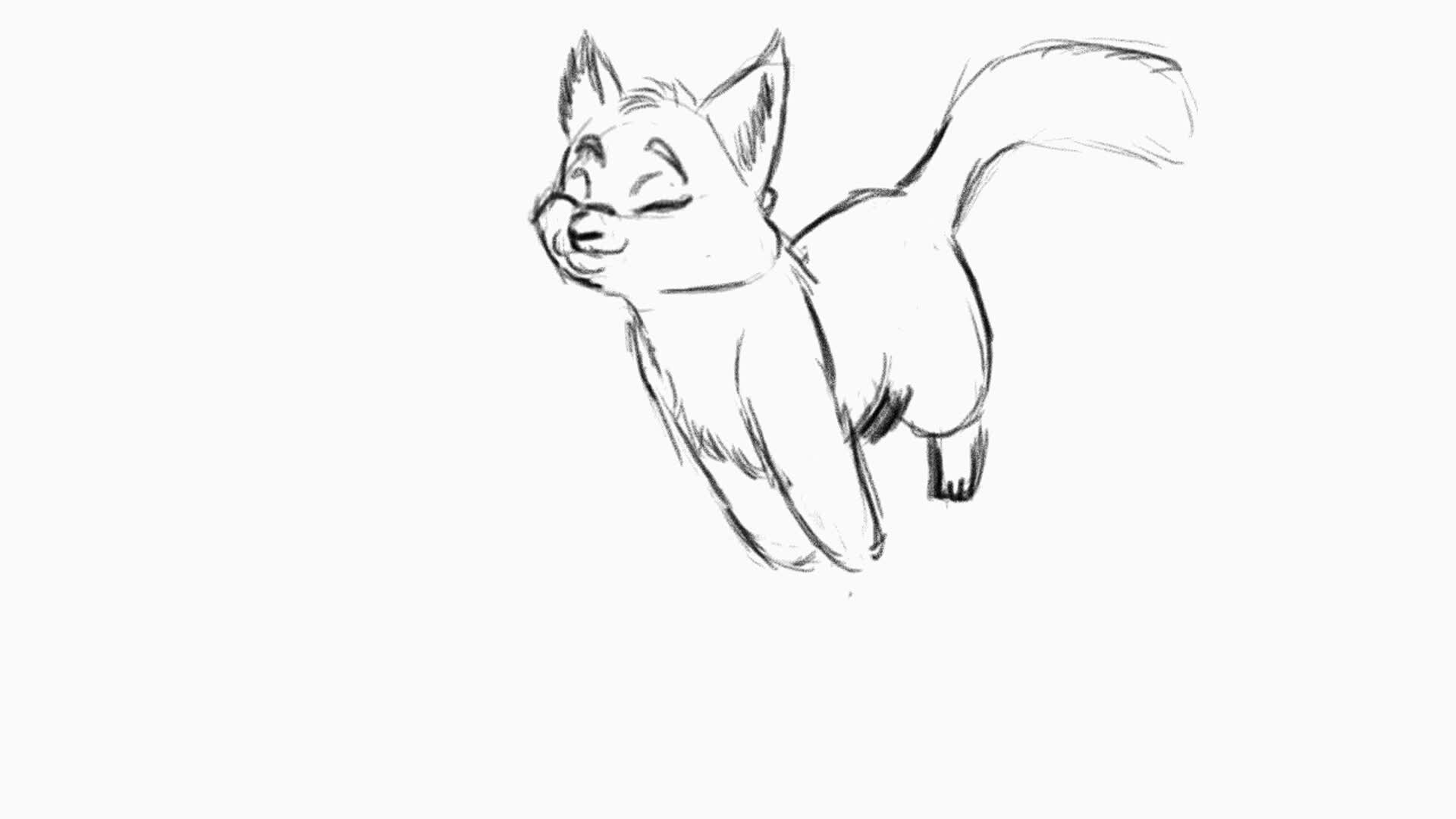 ArtStation - jumping cat