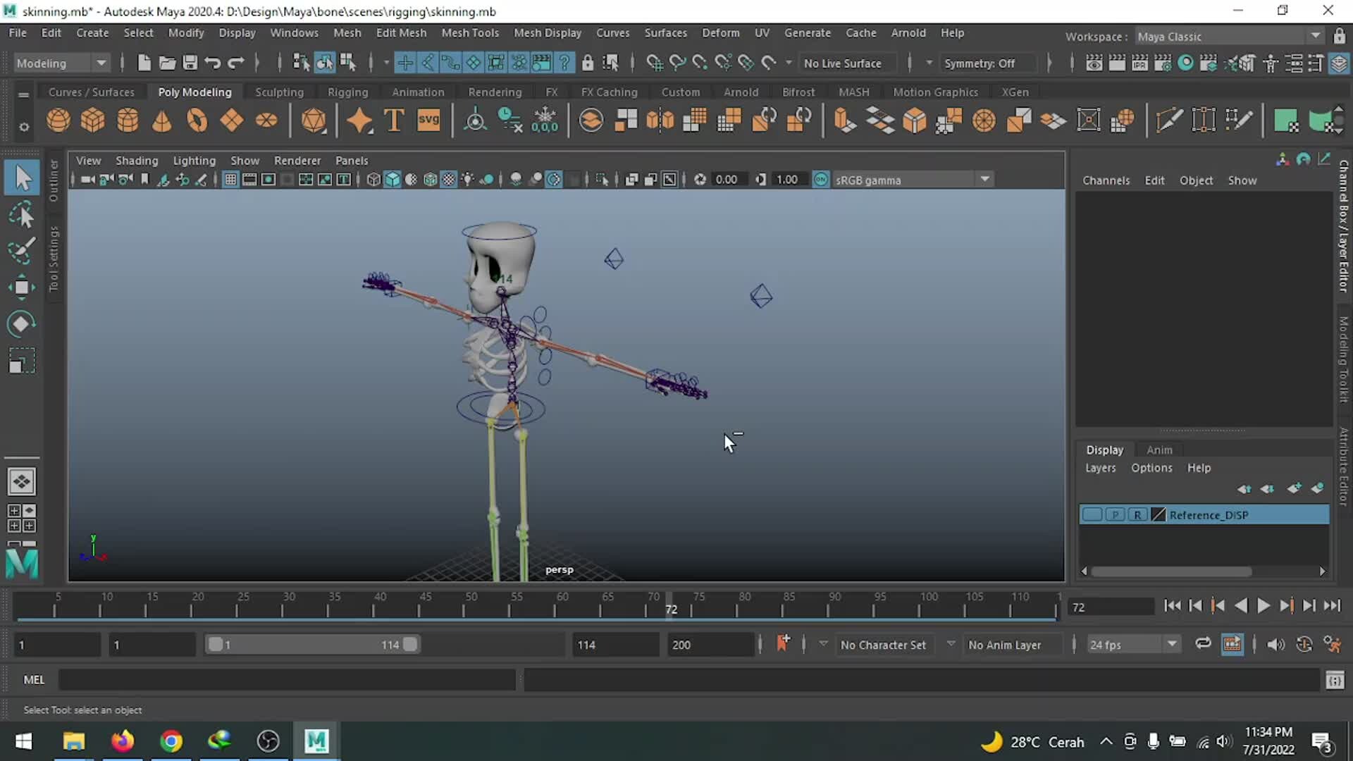ArtStation - Rigging Skeleton Using Maya