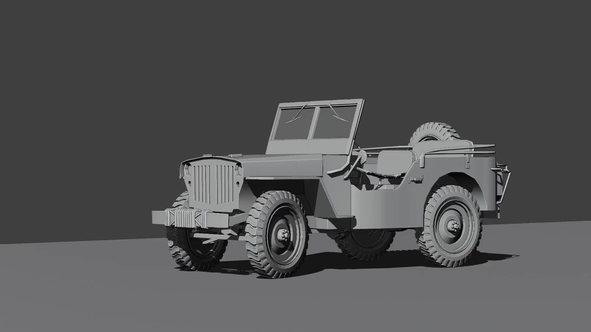 ArtStation - army jeep