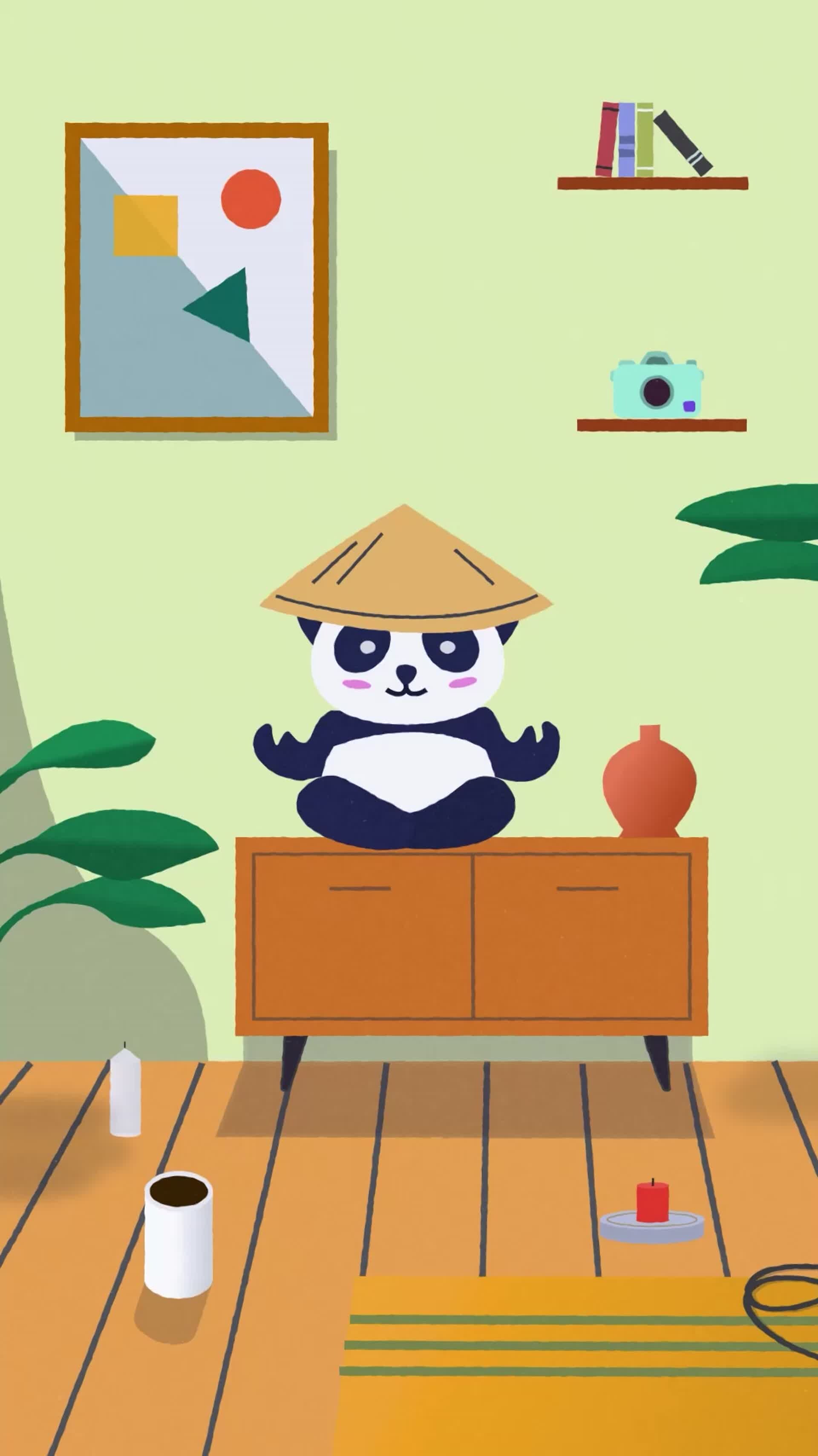 ArtStation - panda meditation