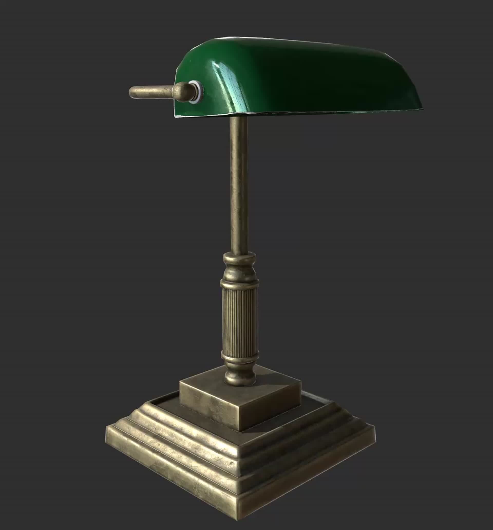 ArtStation - Bank Lamp