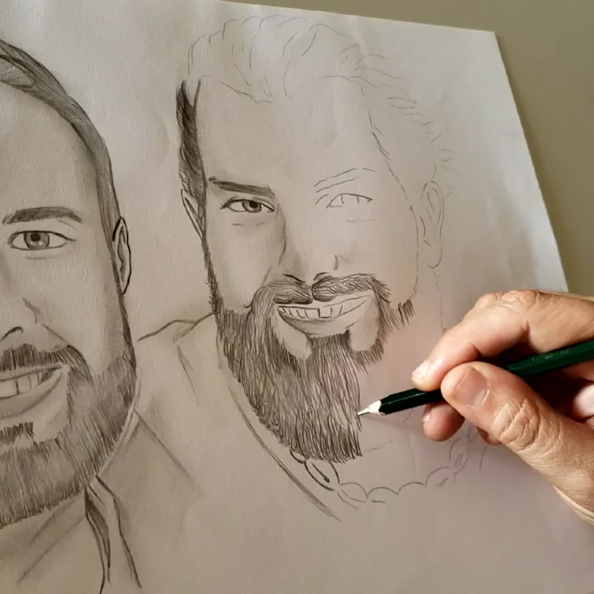 ArtStation - Realistic draw - Couple of Yore