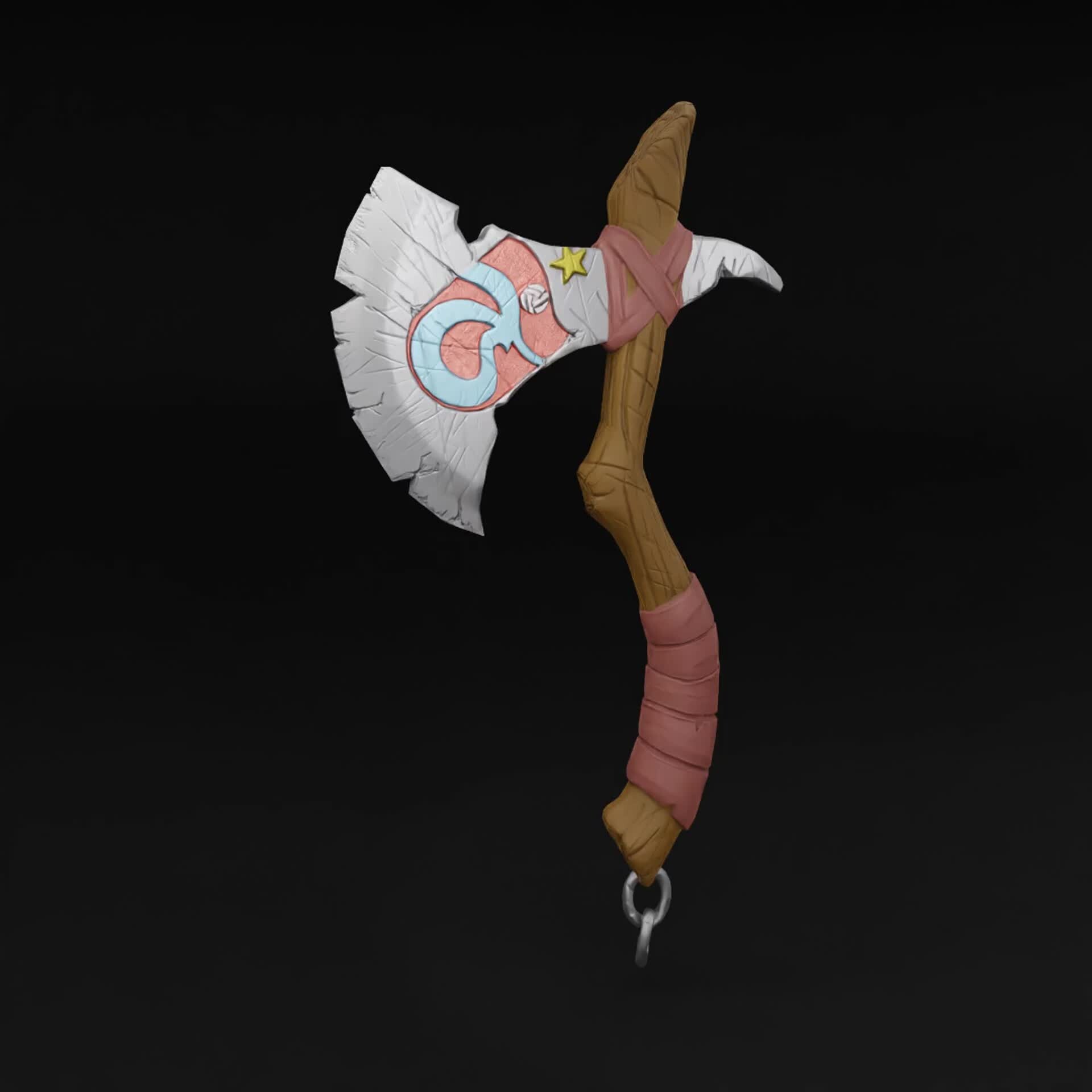 ArtStation - Stylized game ready Axe