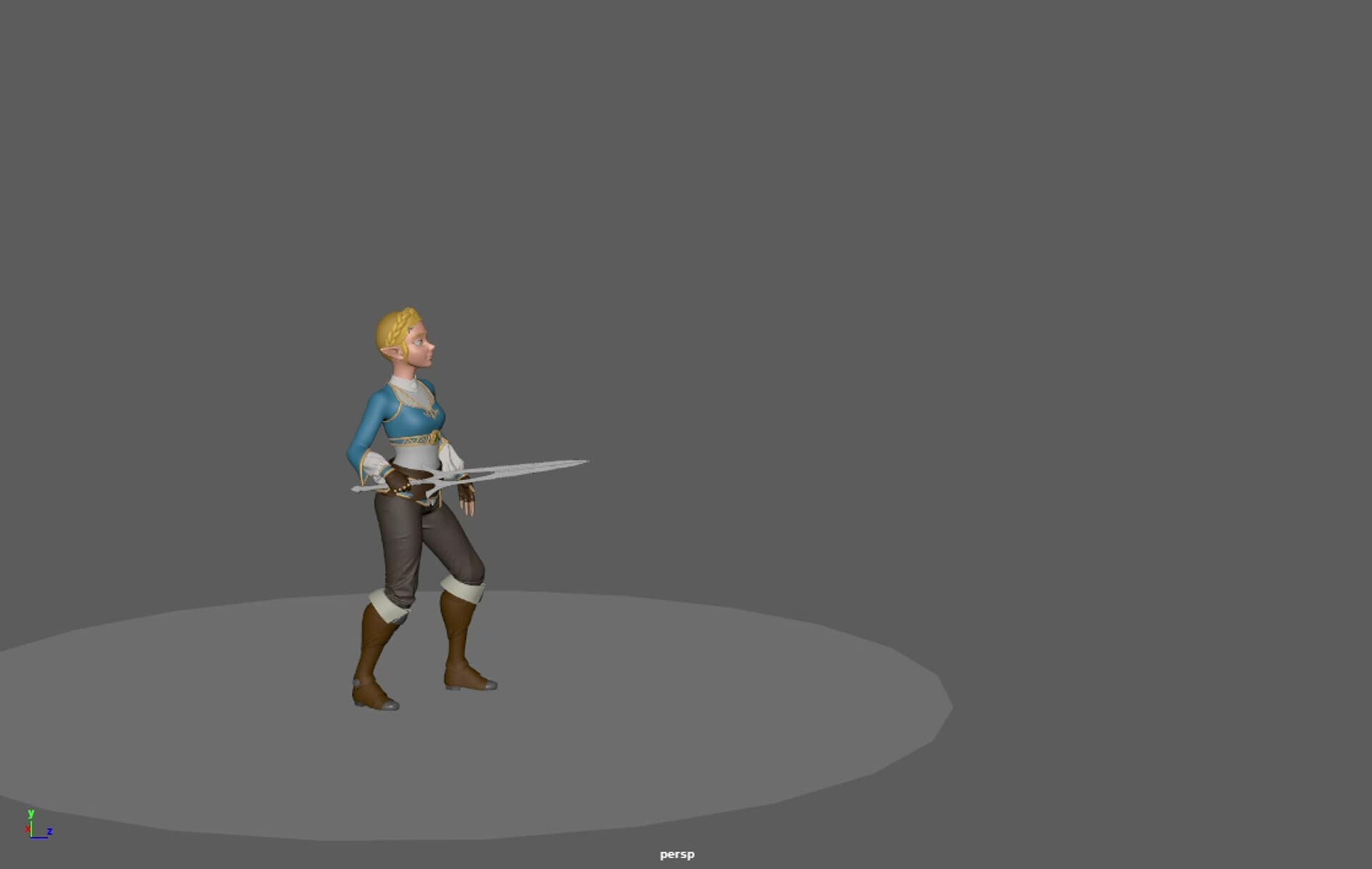 ArtStation - Zelda Attack WIPs