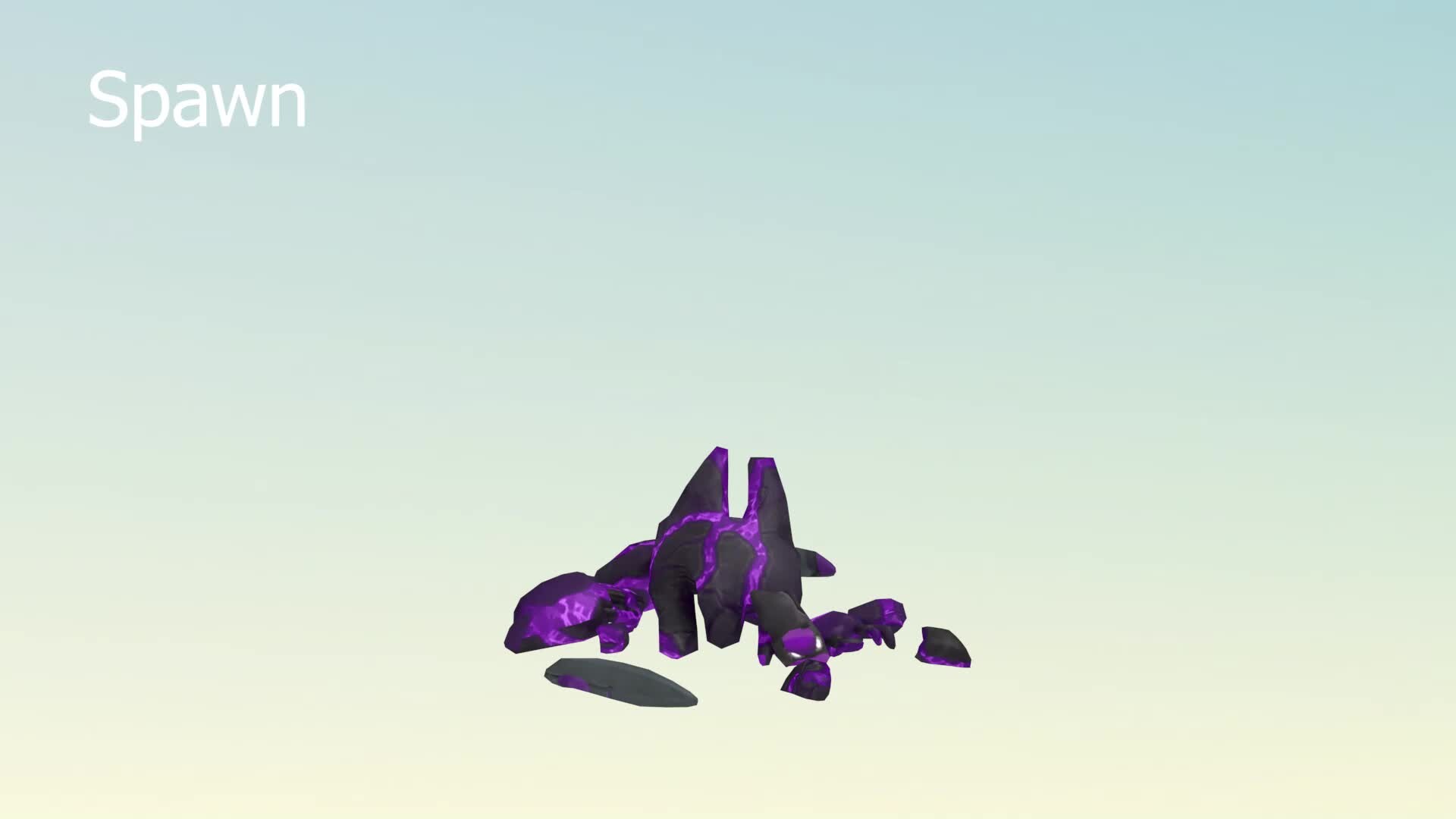 ArtStation - Z-up Golem Spawn Animation