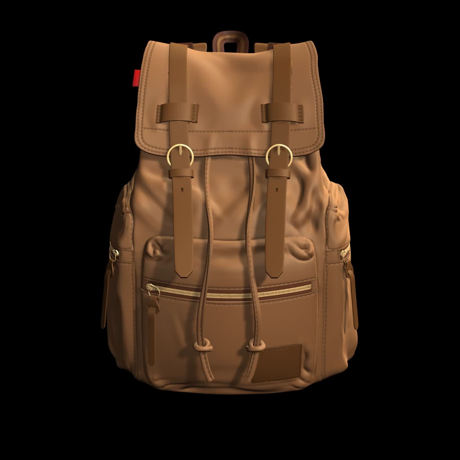 ArtStation - Backpack Sculpt