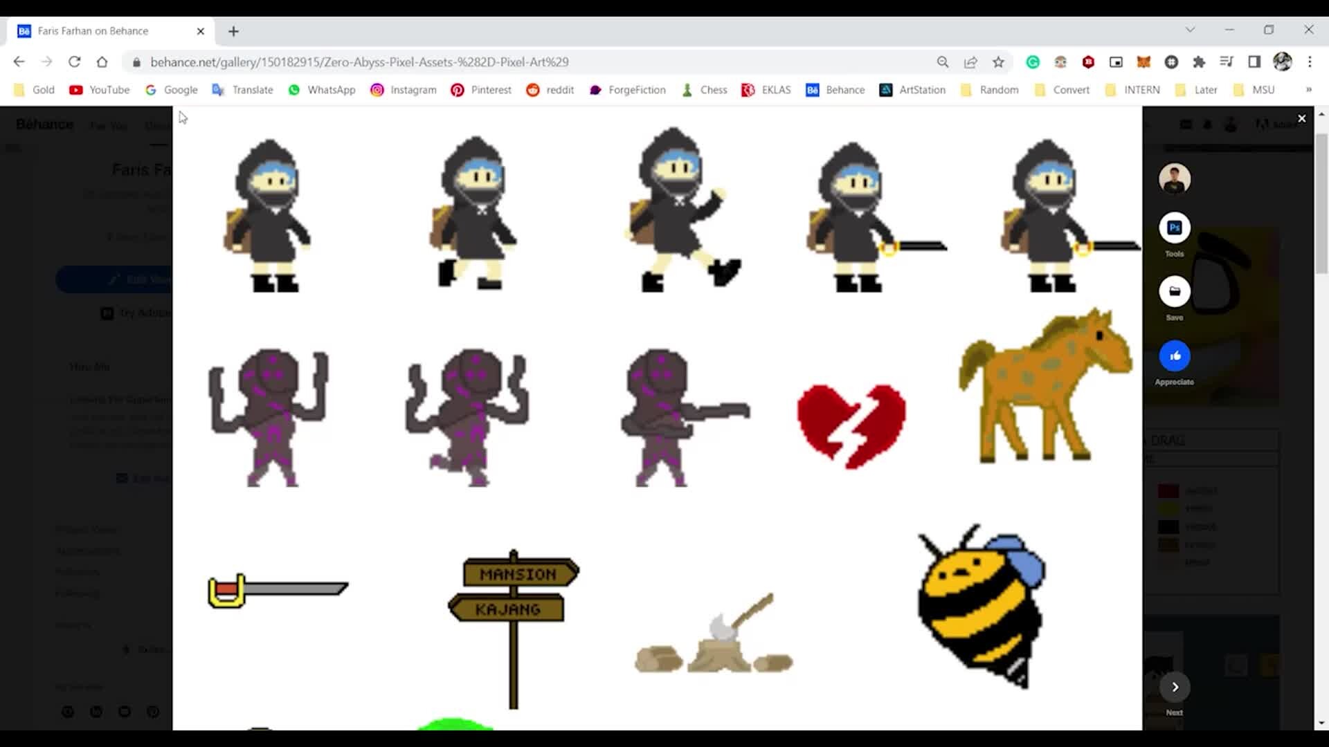 ArtStation - Zero Abyss Pixel Assets (2D Pixel Art)