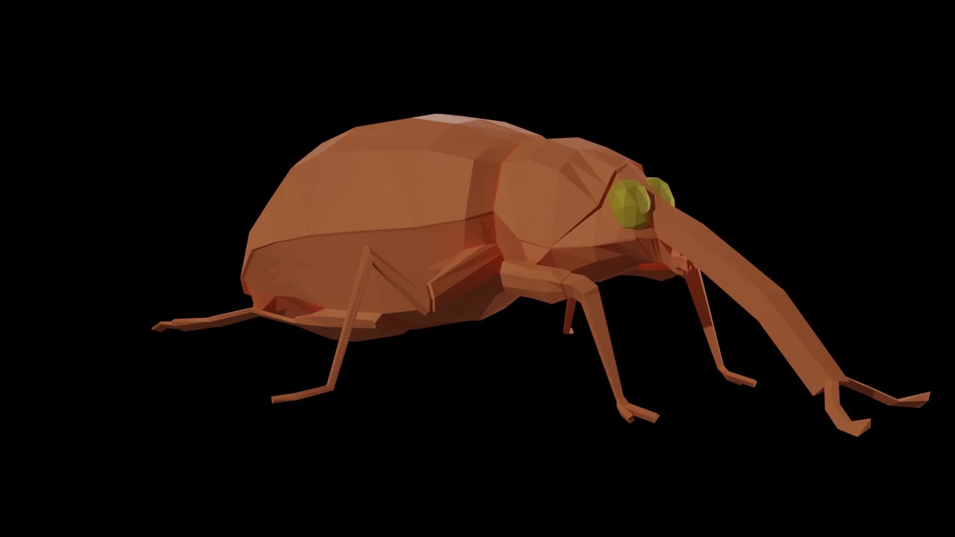 ArtStation - Low Poly Weevil
