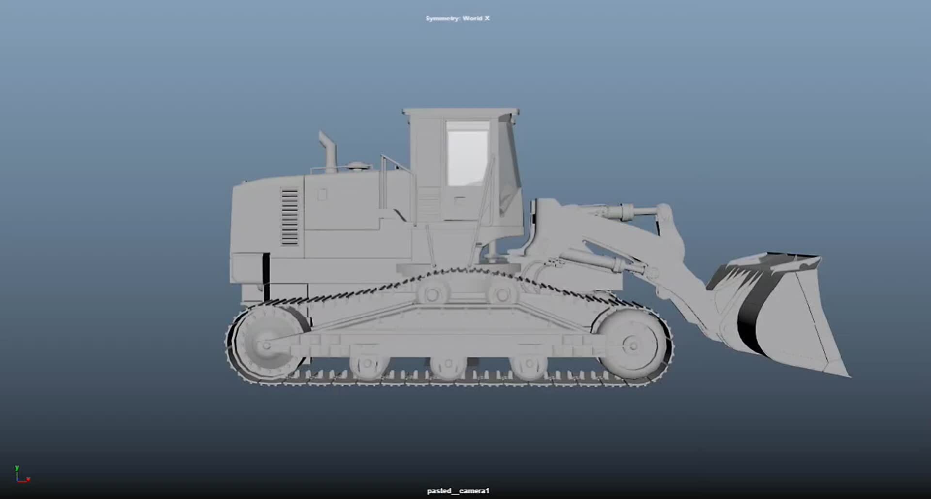 ArtStation - bulldozer with out texture