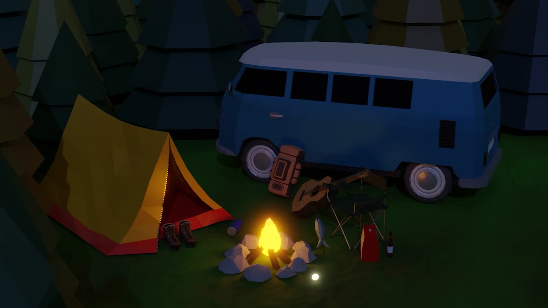 ArtStation - Feu de camps