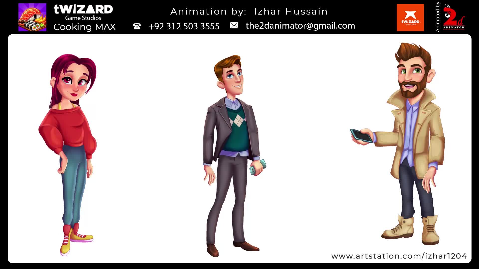 ArtStation - Game Asset - Character Animation in Spine - Animated ...