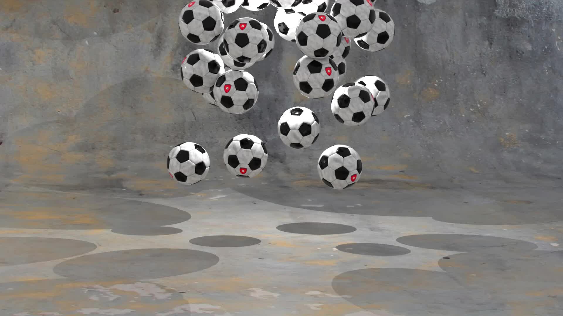 Mouhcine Tkhili - Soccer ball bouncing with Houdini