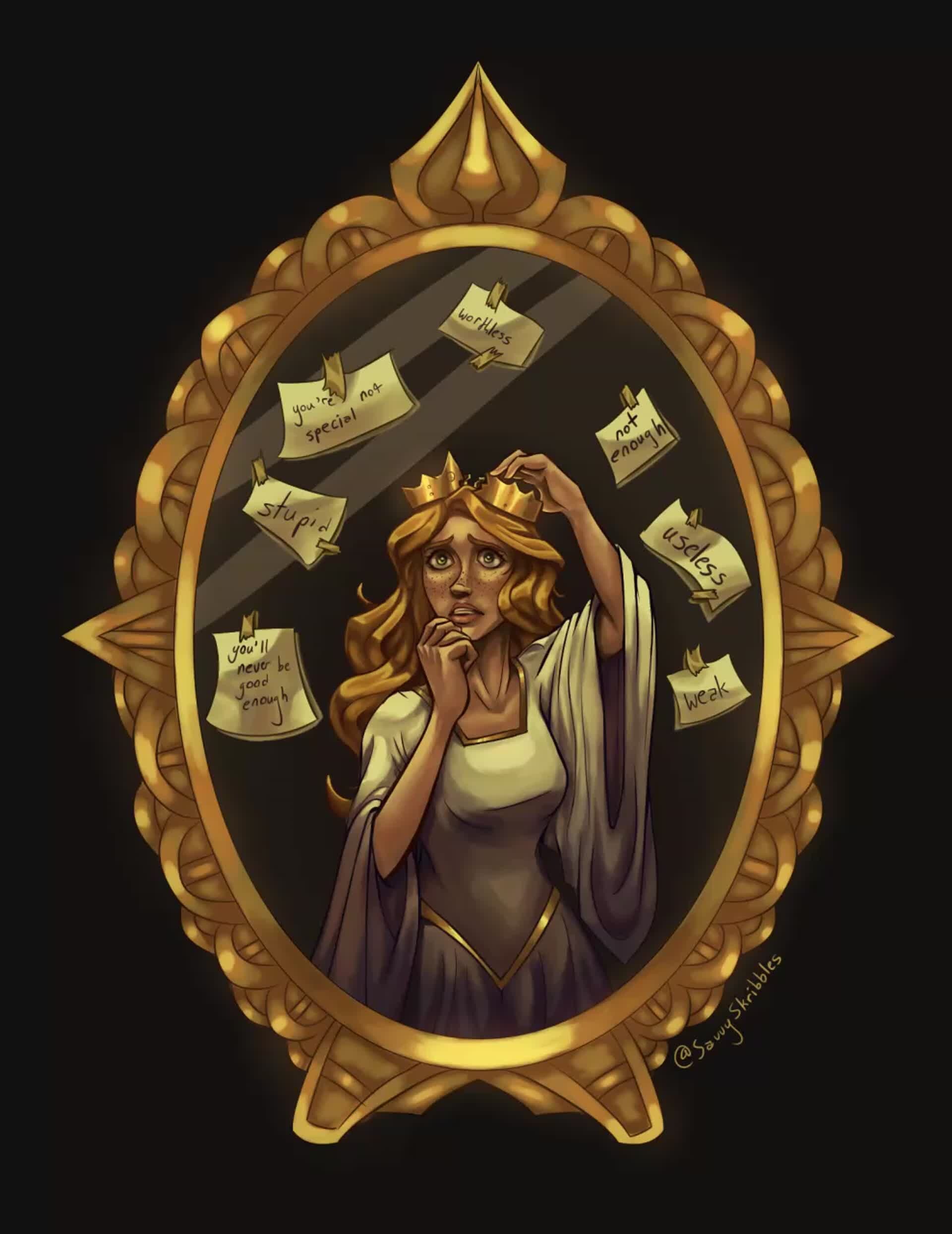 ArtStation - Self-Reflection (Auriela)