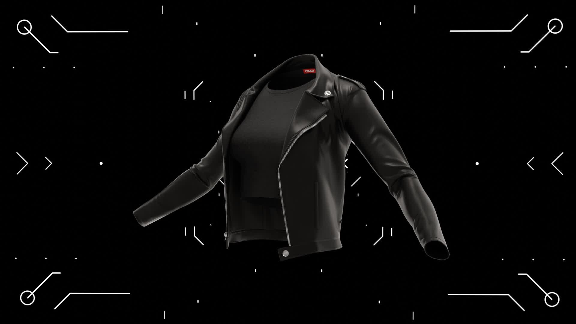 ArtStation - OMOI Woman Leather Jacket