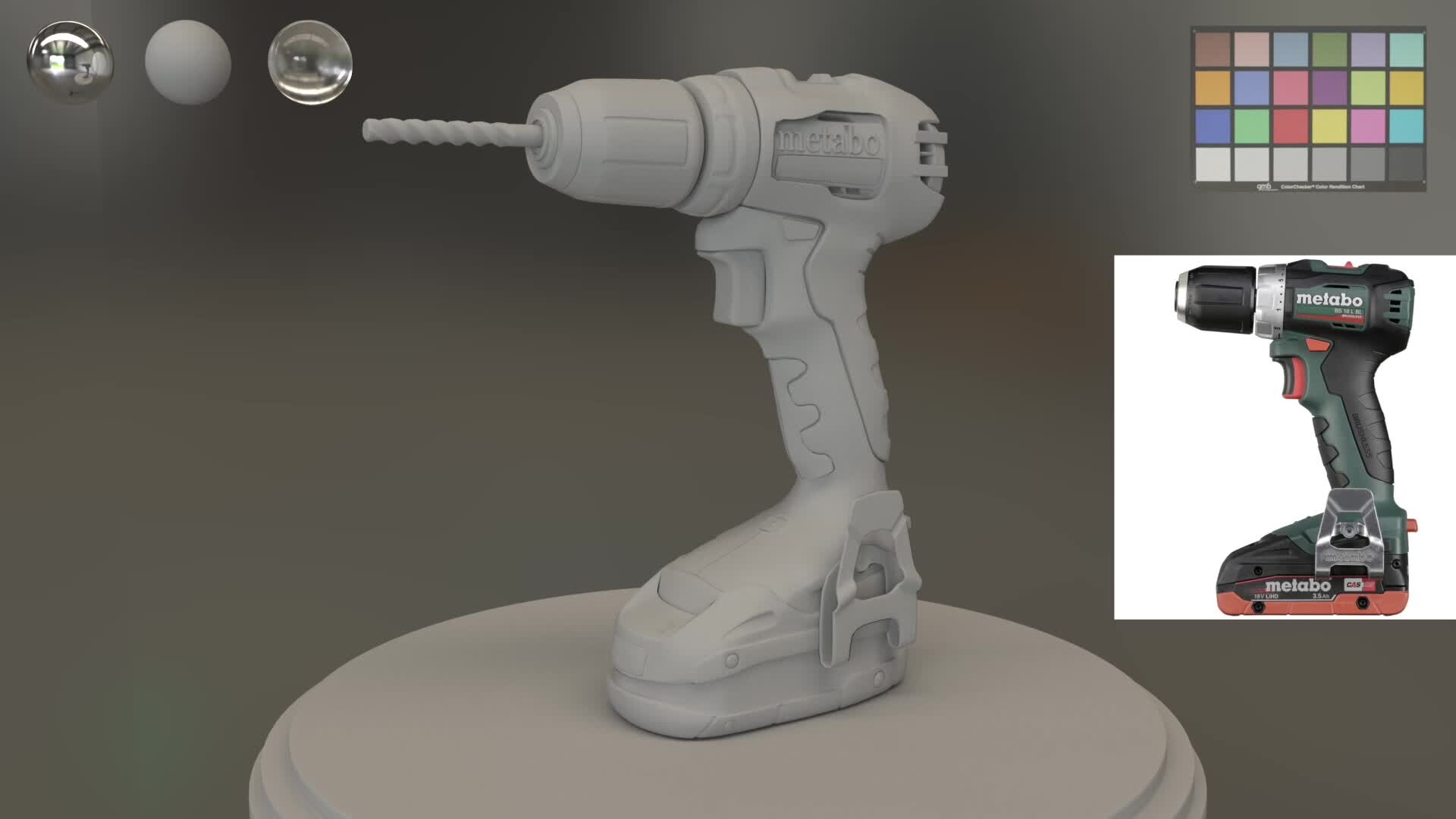 ArtStation - Metabo drill machine