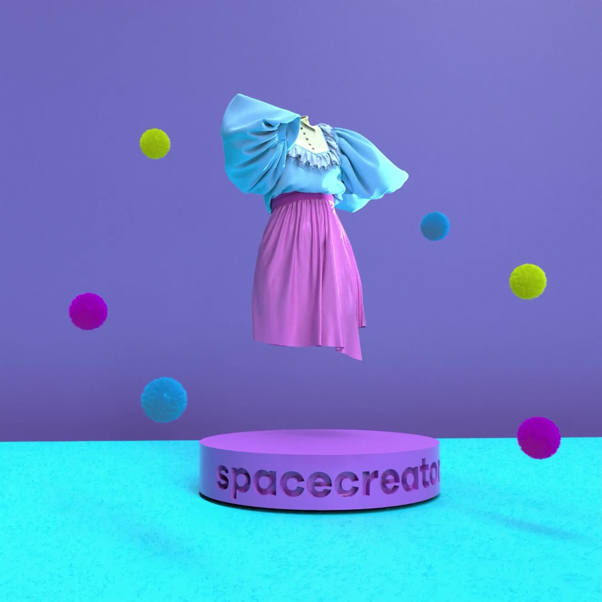 ArtStation - Clothes Dancing